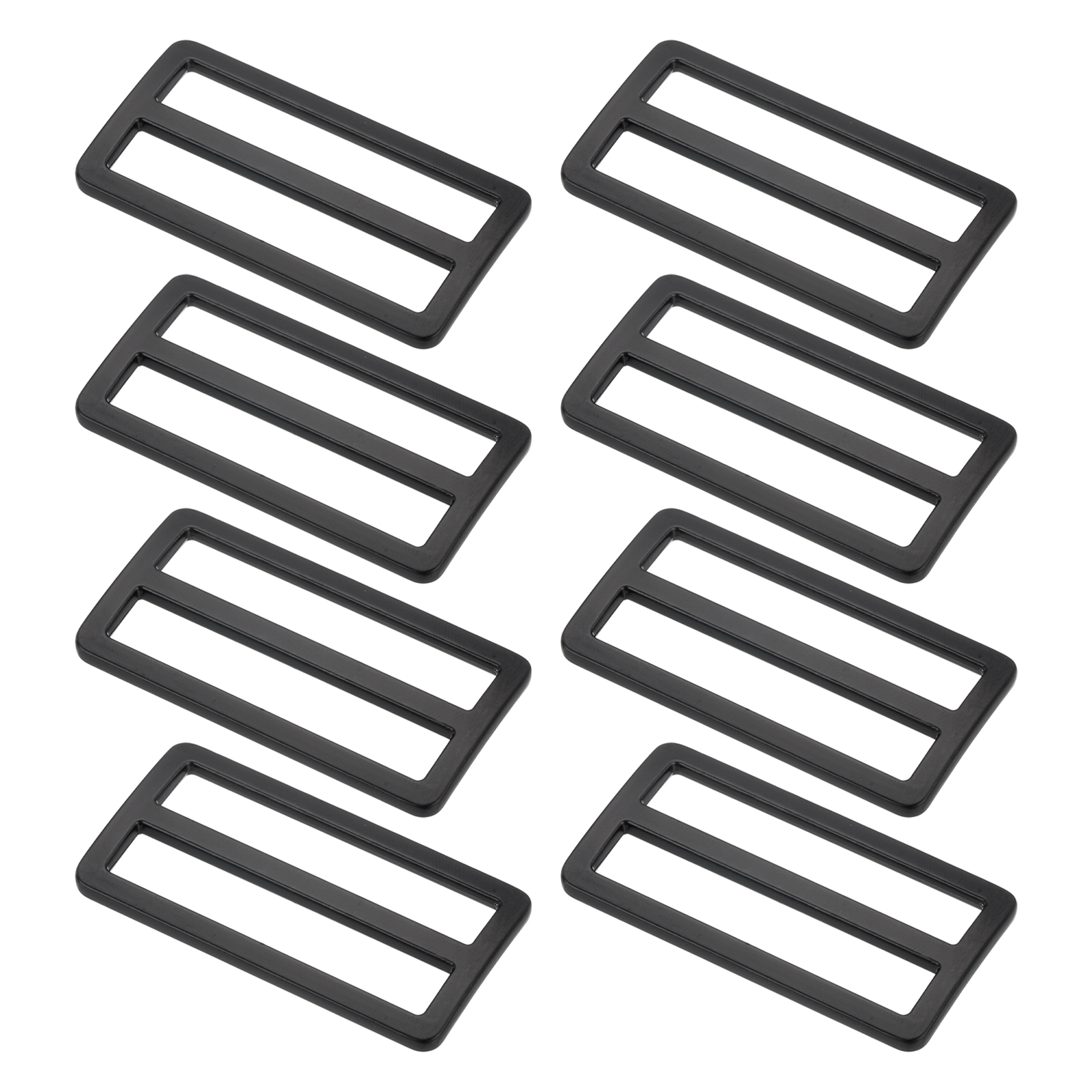 Uxcell 8Pcs Metal Slide Buckle, 2" Metal Zinc Alloy Adjustable Buckle ...