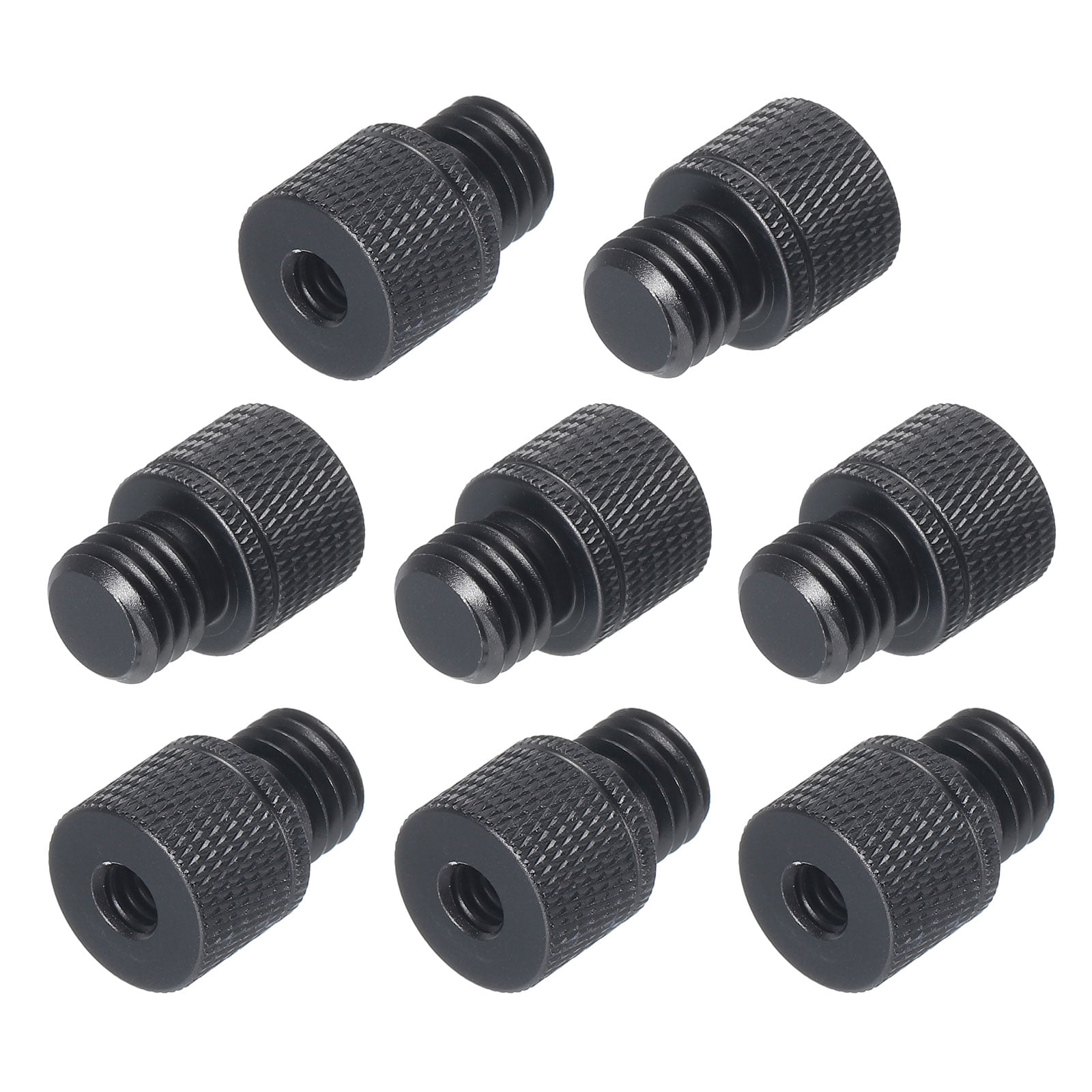 Uxcell 8Pcs Mic Stand Adapter 1/4 Female to M12 Male Camera Screw ...