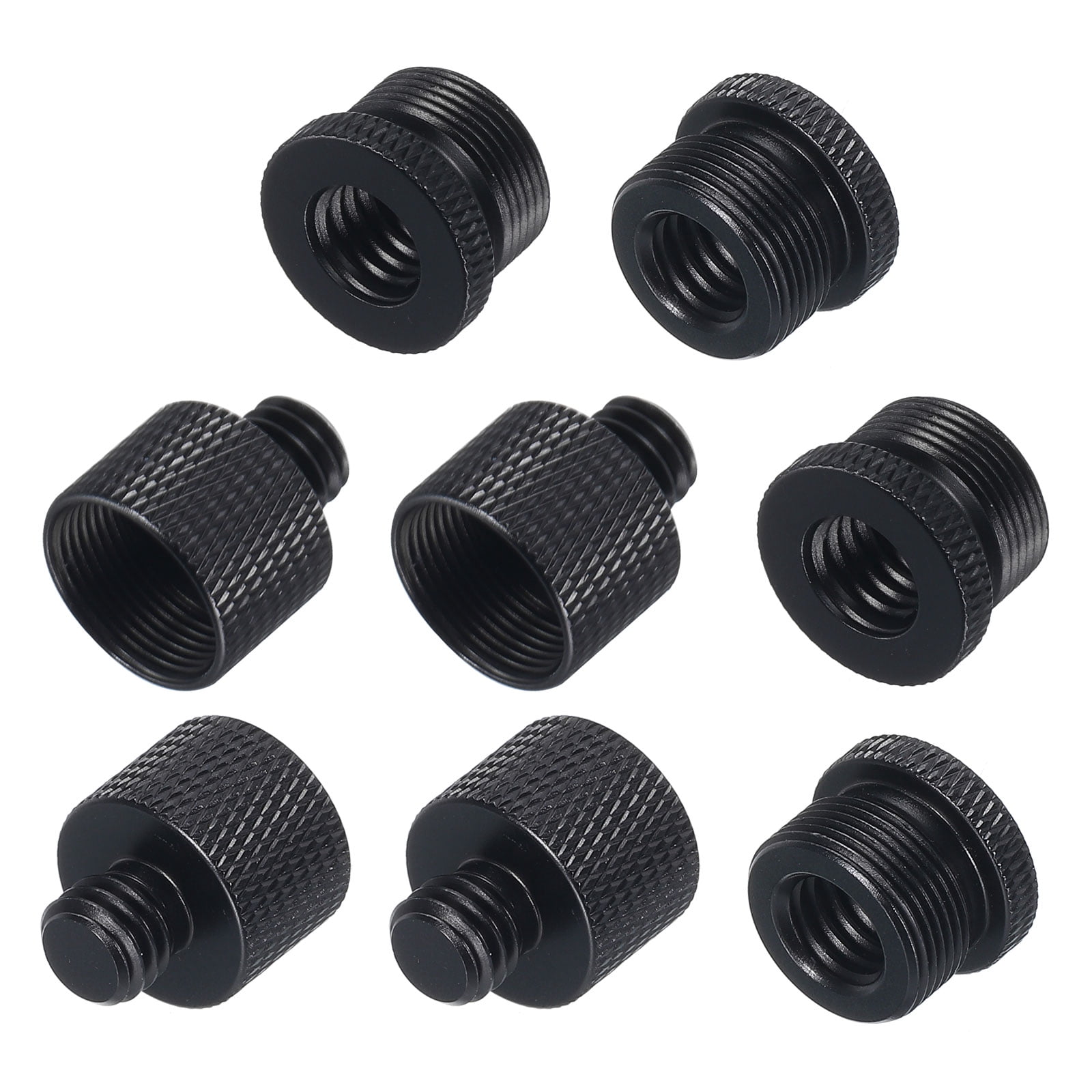 Uxcell 8Pcs Mic Stand Adapter 5/8 Female to 3/8 Male,3/8 Female to 5/8 ...