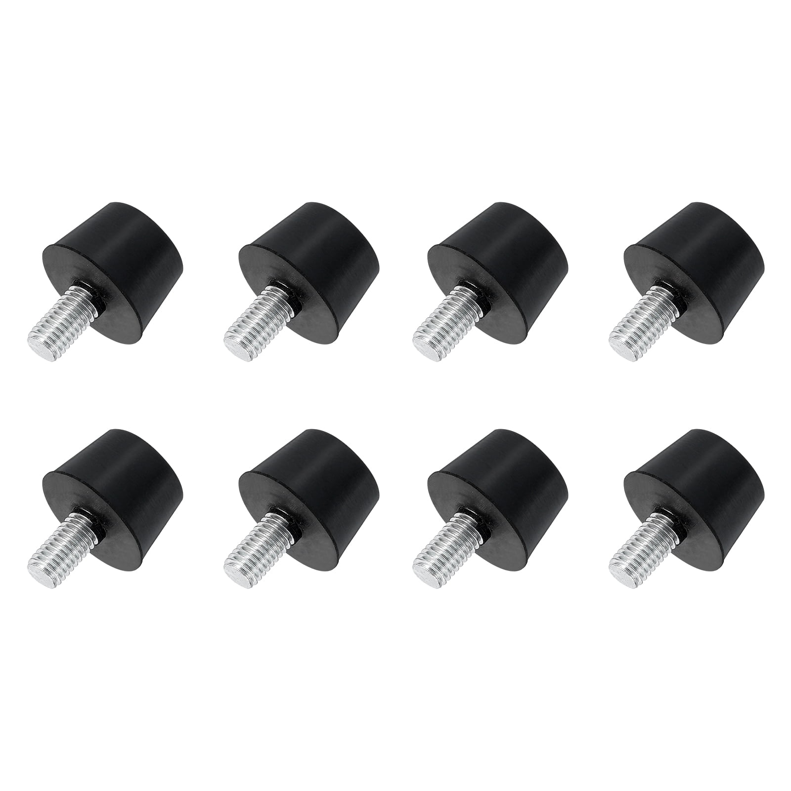 Uxcell 8Pcs Rubber Shock Absorber Mounts, Vibration Isolators with M8 x ...
