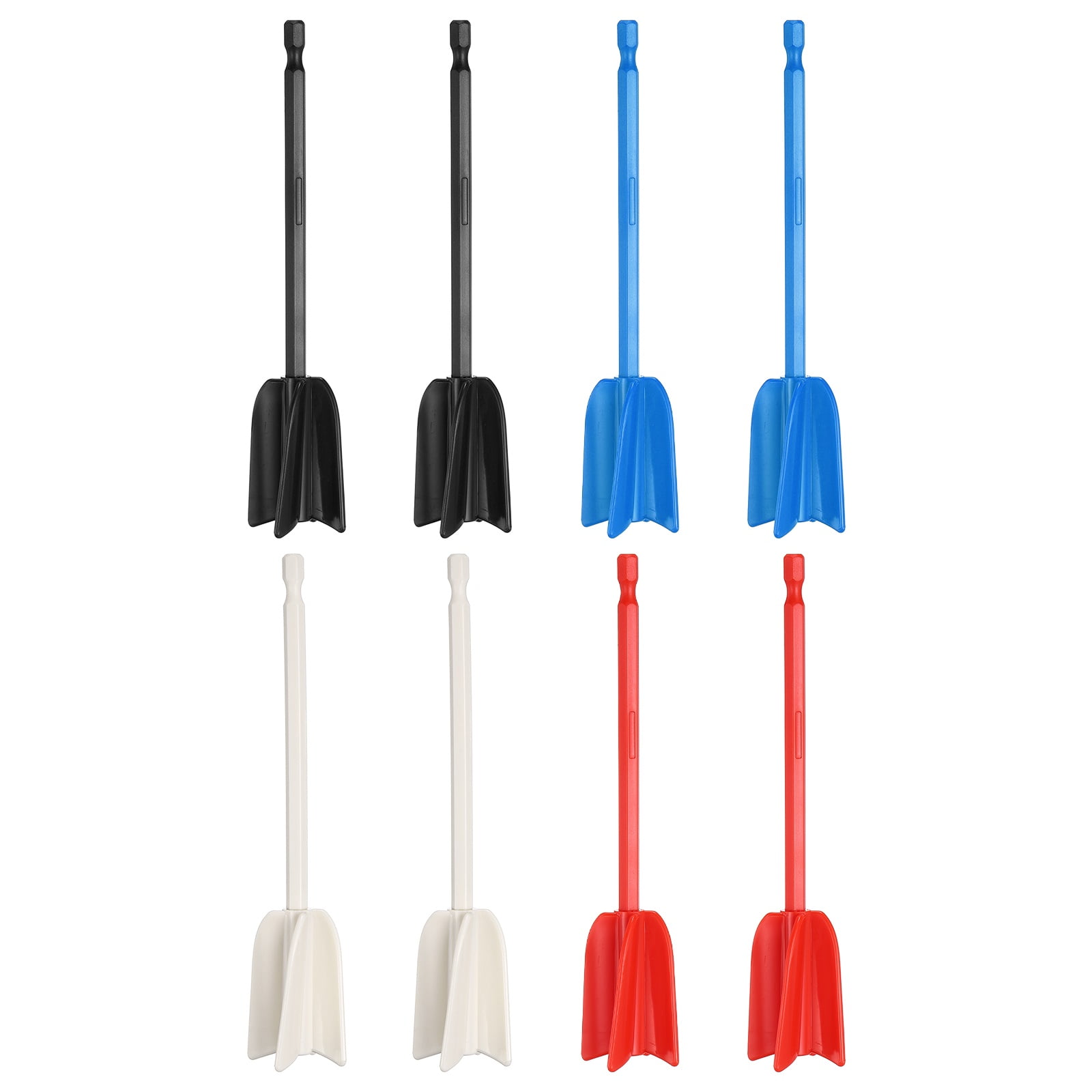 Uxcell 8Pcs Silicone Resin Mixer Paddles, 6.5" ABS Plastic Paint ...