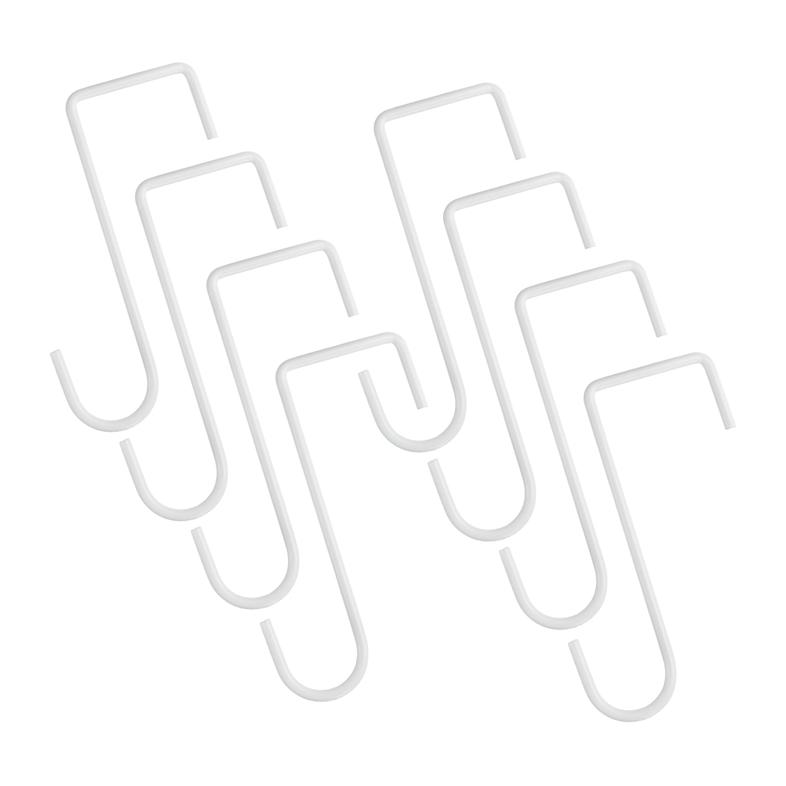 Uxcell 8Pcs Vinyl Fence Hooks Patio Hooks, 2 x 6 Inch Powder Coated ...