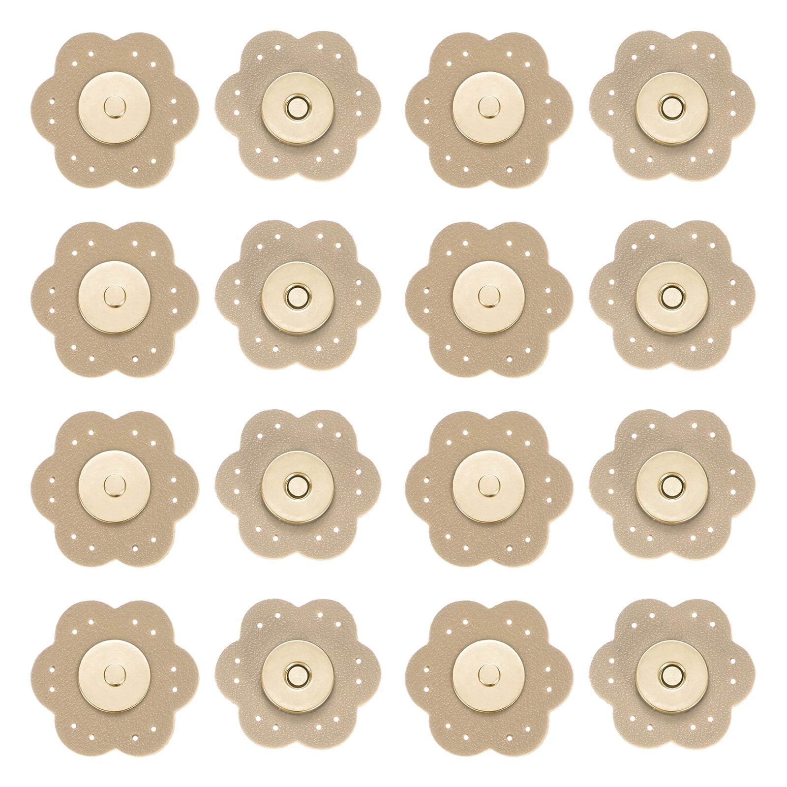 Uxcell 8Set Leather Snaps Buttons, Magnetic Snap Closures for Handbag ...