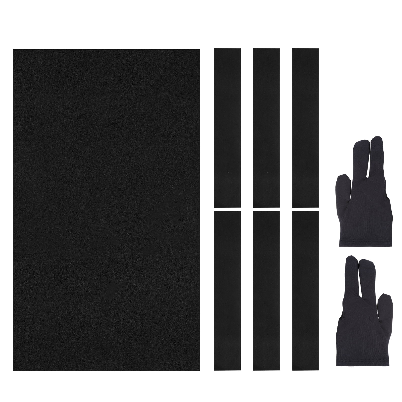 Uxcell 8ft Billiard Cloth Pool Table Felt Kit with 6 Cloth Strips and 2 ...