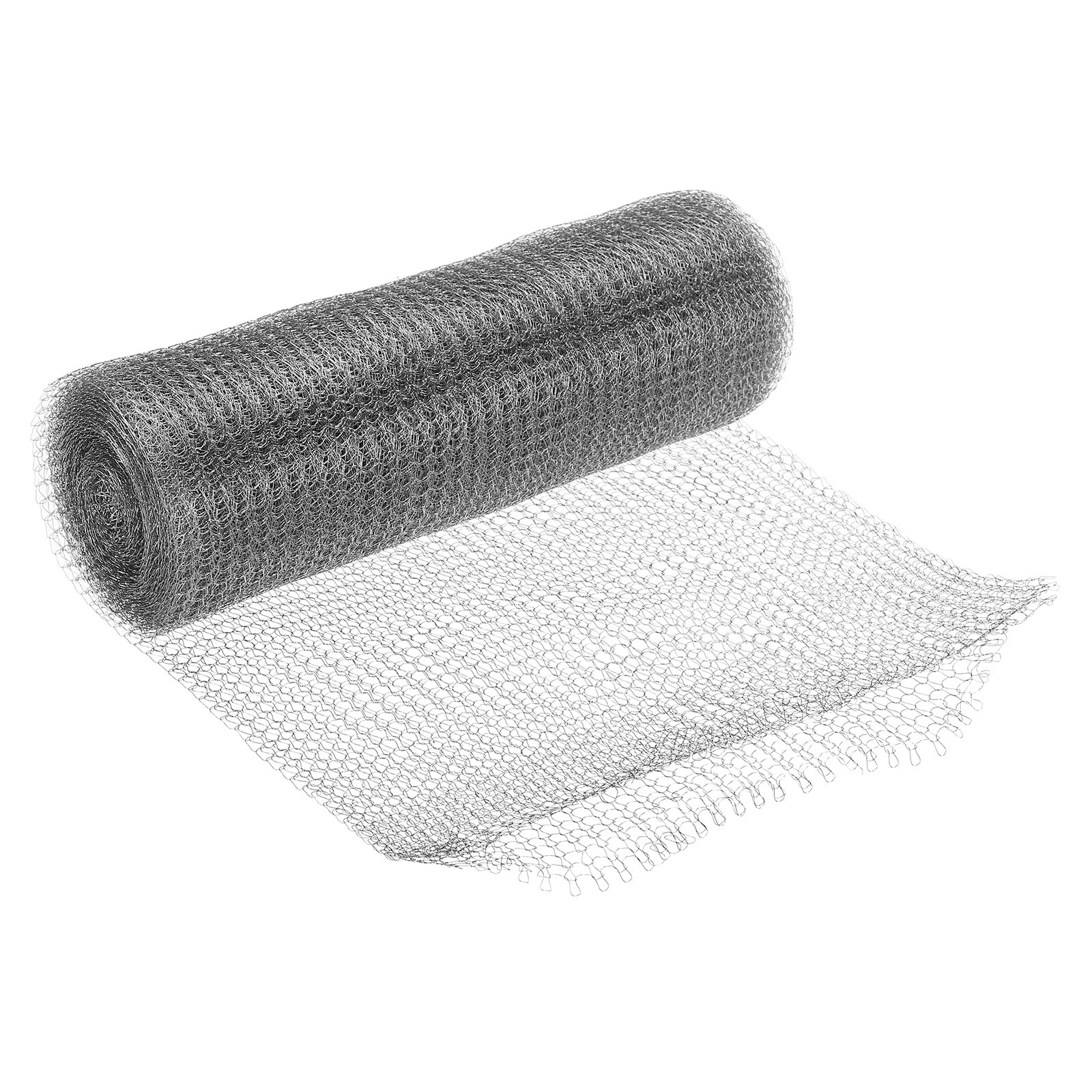 Uxcell 8inx20ft Wire Mesh Hole Fill Fabric Stainless Steel Mesh Double ...