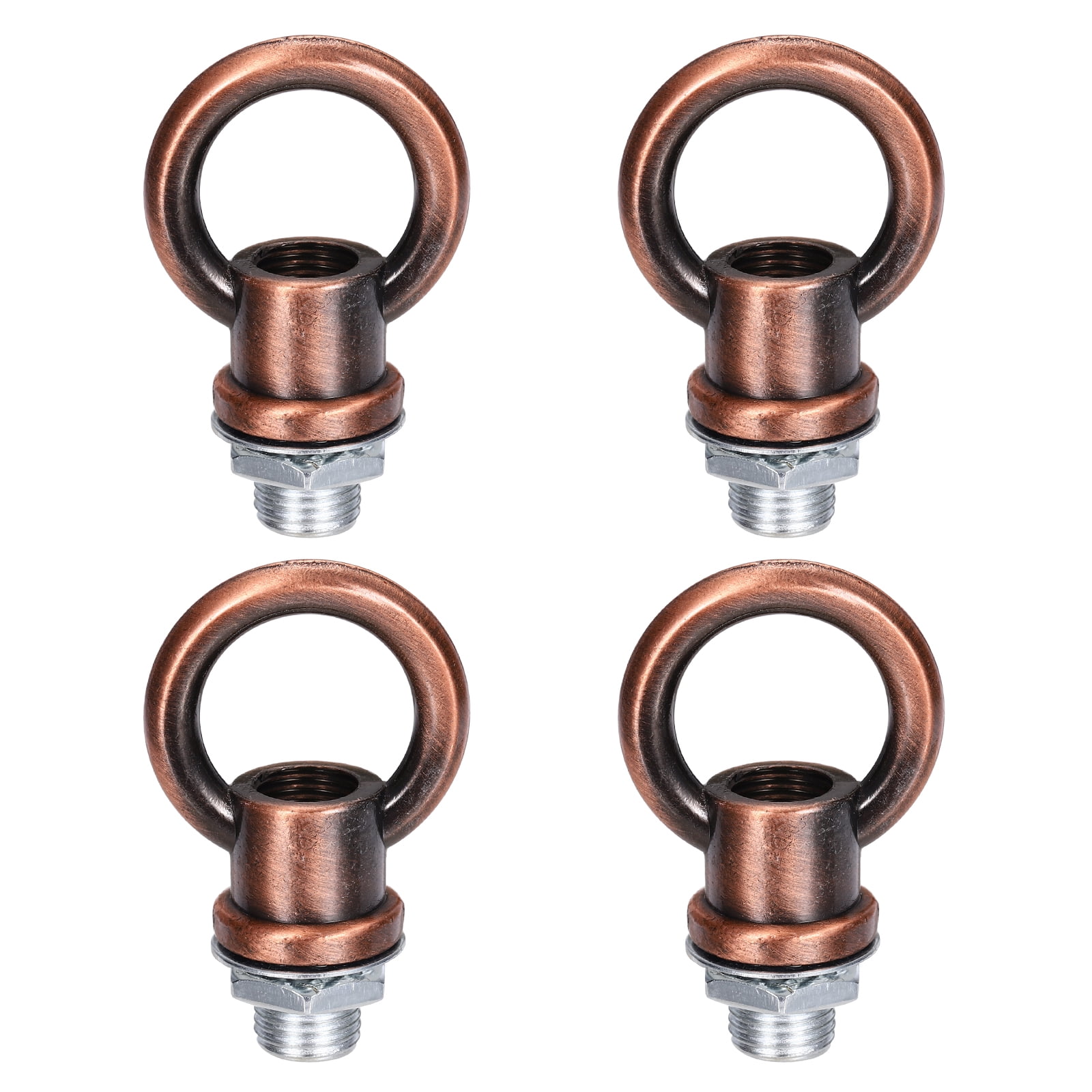 Uxcell 18Lb Load Lamp Female Loop Holder 4 Set M10 Fine Thread Lifting ...