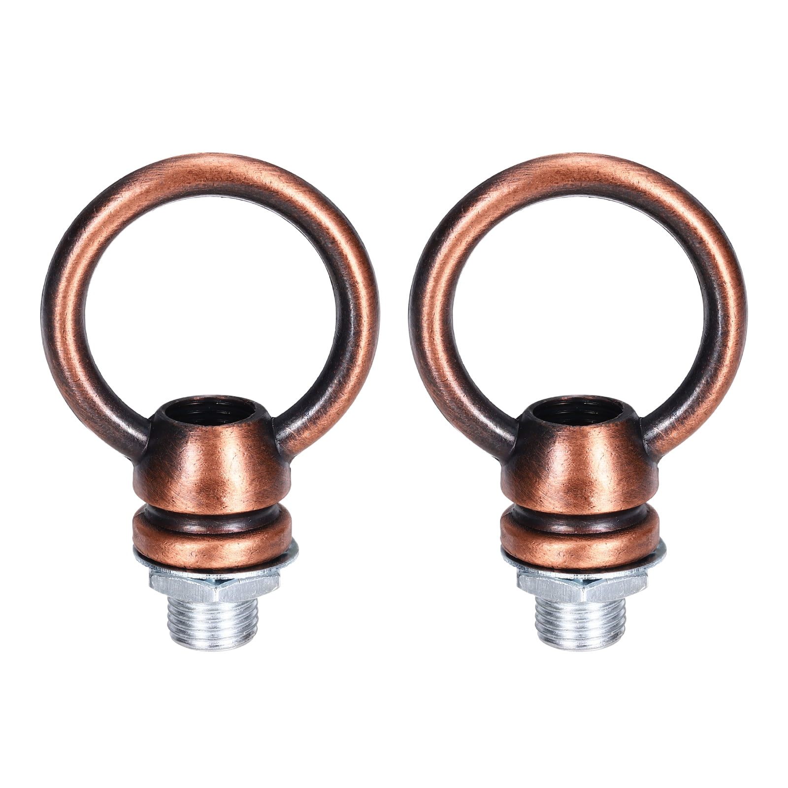 Uxcell 18Lb Load Lamp Female Loop Holder 2 Set Lifting Eye M10 Fine ...