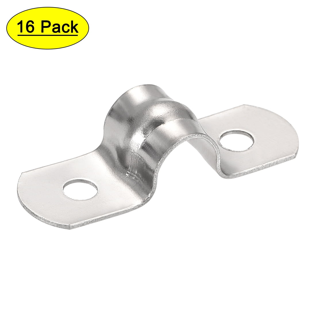 Uxcell 8mm(0.3") 201 Stainless Steel 2 Holes Rigid Pipe Strap Tension ...