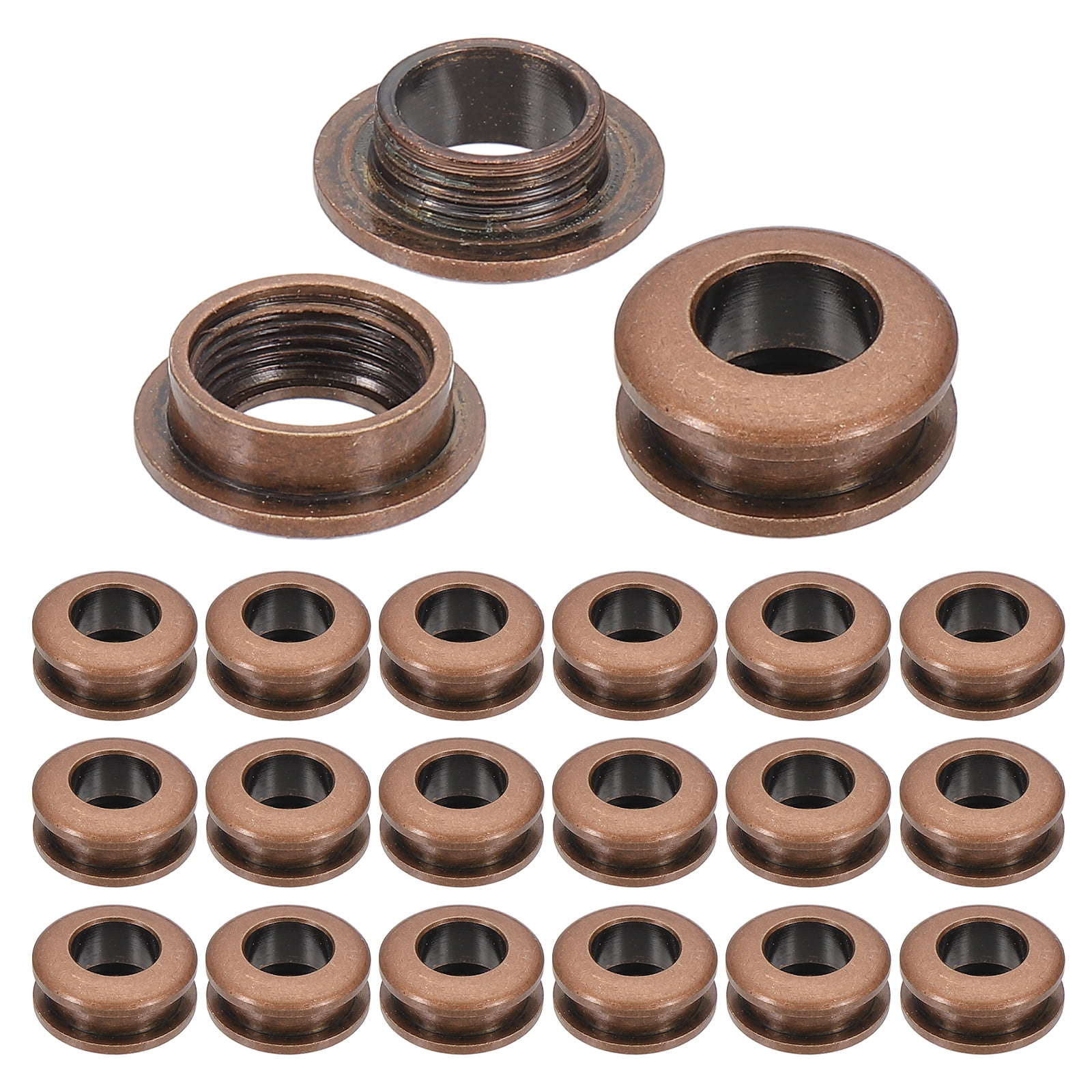 Uxcell Grommets Solid Brass Hole Eyelets Bags Garment Shoe Clothes ...