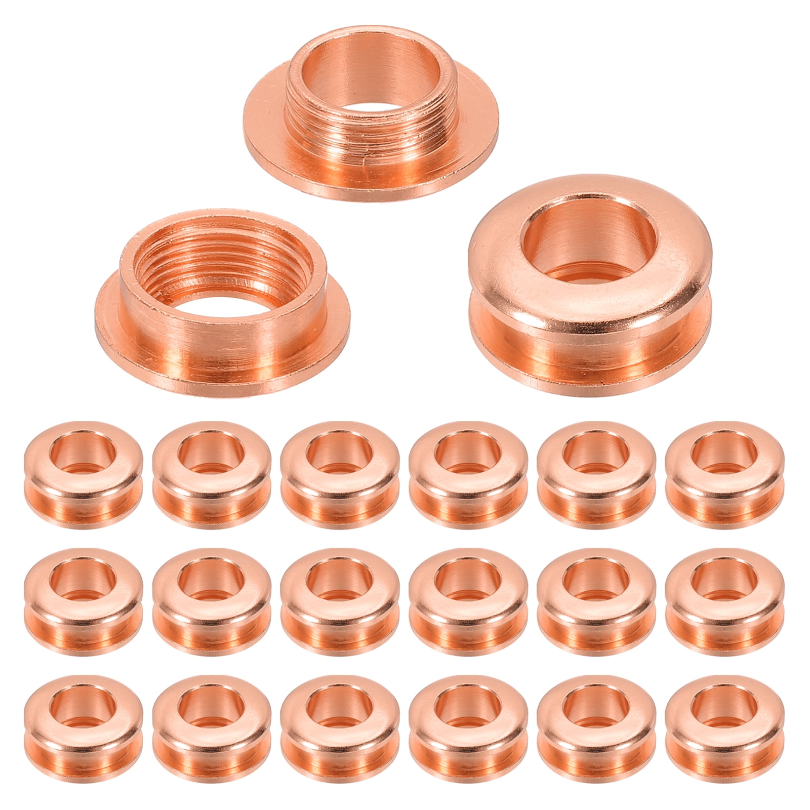 Uxcell Grommets Solid Brass Hole Eyelets Bags Garment Shoe Clothes ...