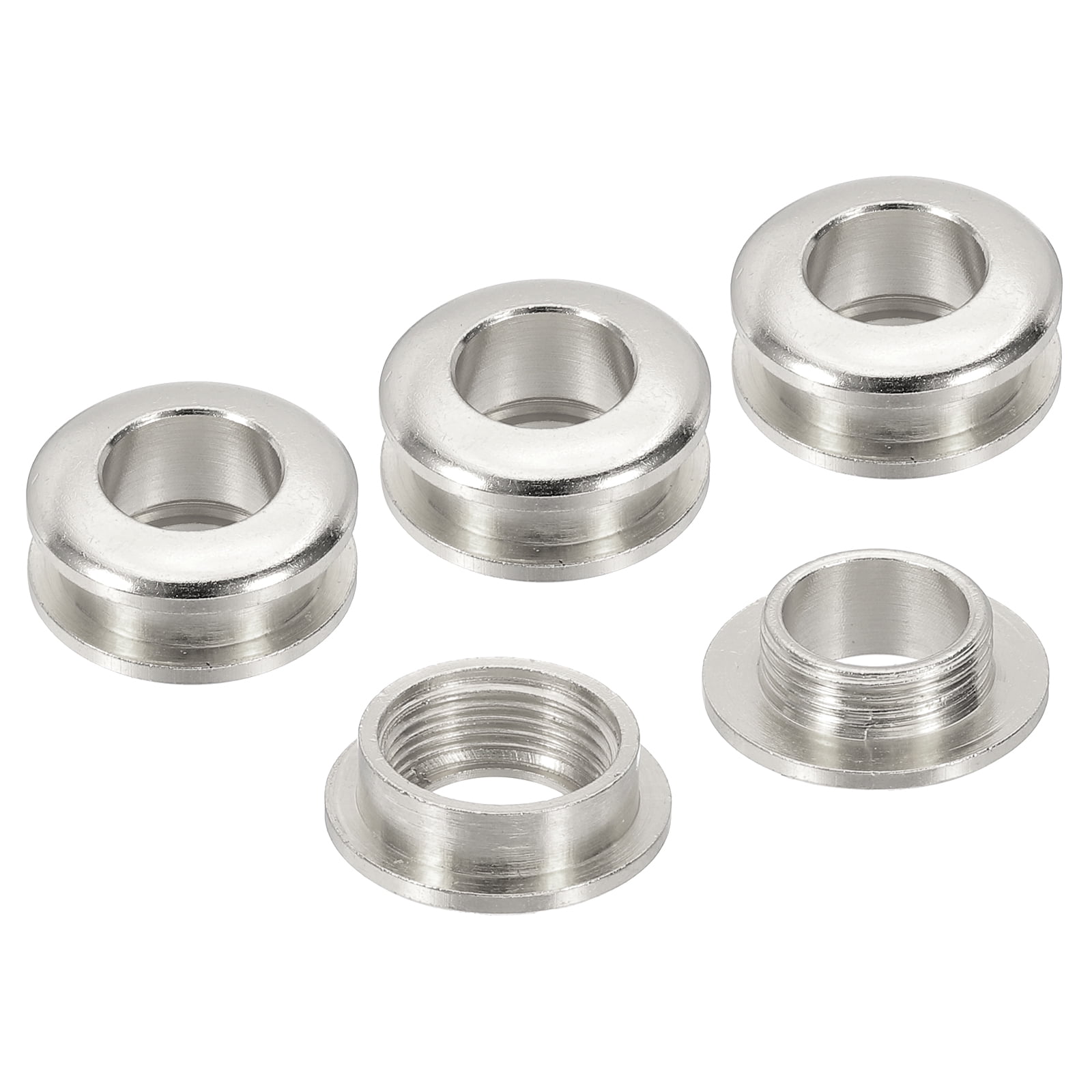Uxcell 8mm(1/3 inch) Solid Brass Hole Eyelets, 4 Pcs Arc Surface Self ...