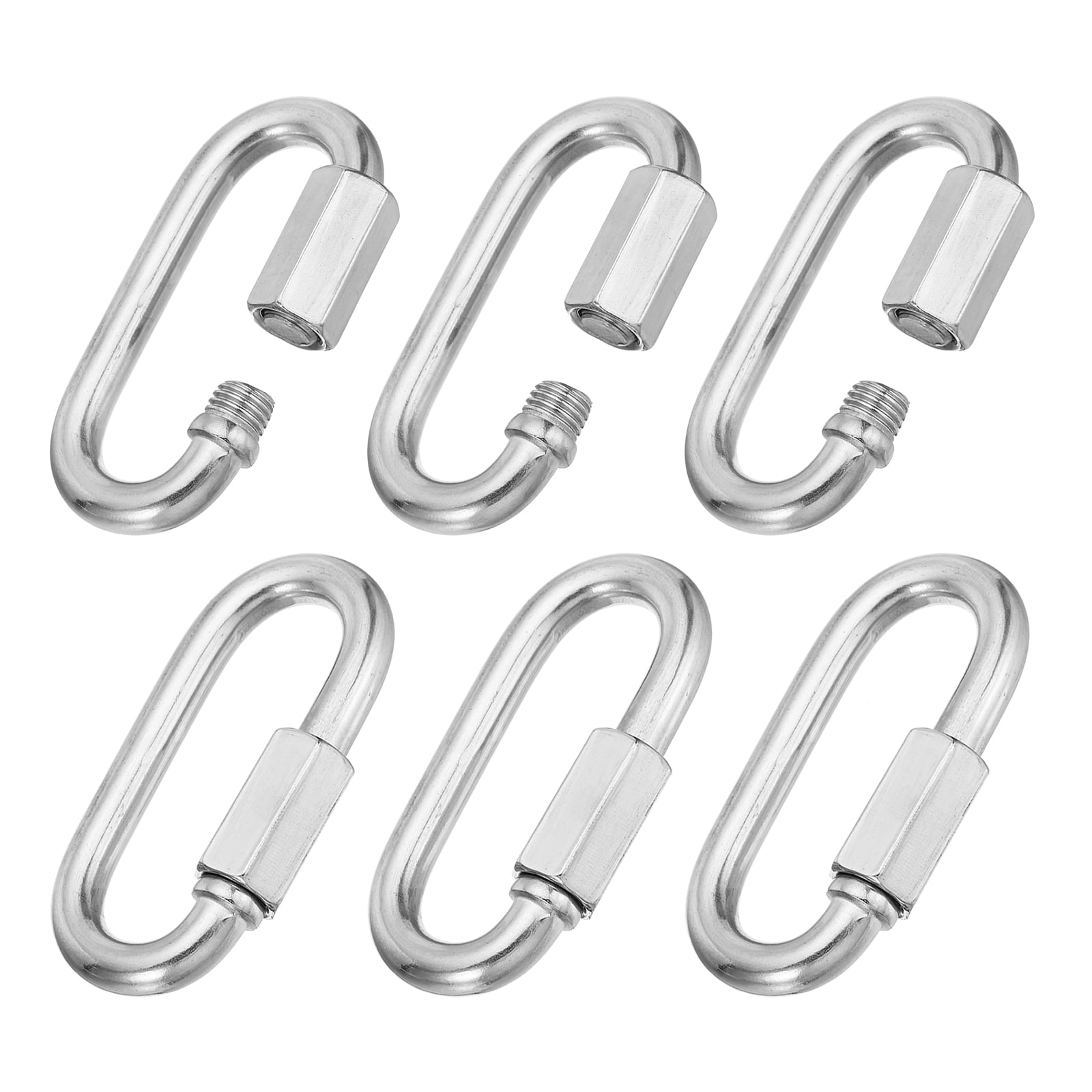 Uxcell 8mm 304 Stainless Steel Chain Quick Links Screw Locking Chain ...