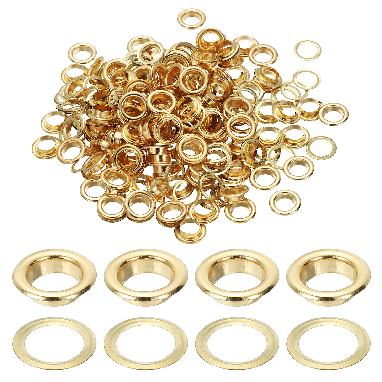 Uxcell 8mm/5/16" Metal Eyelets, Eyelets and Grommets Kit for DIY ...
