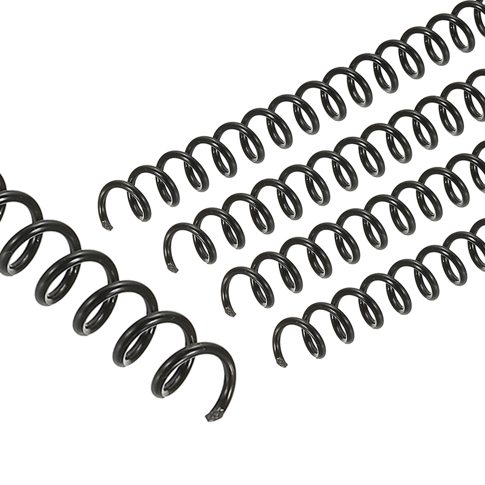 Uxcell 8mm(5/16") Plastic Spiral Binding Coils, 50 Pcs Binding Spirals 40 Sheet Capacity 3:1 ...