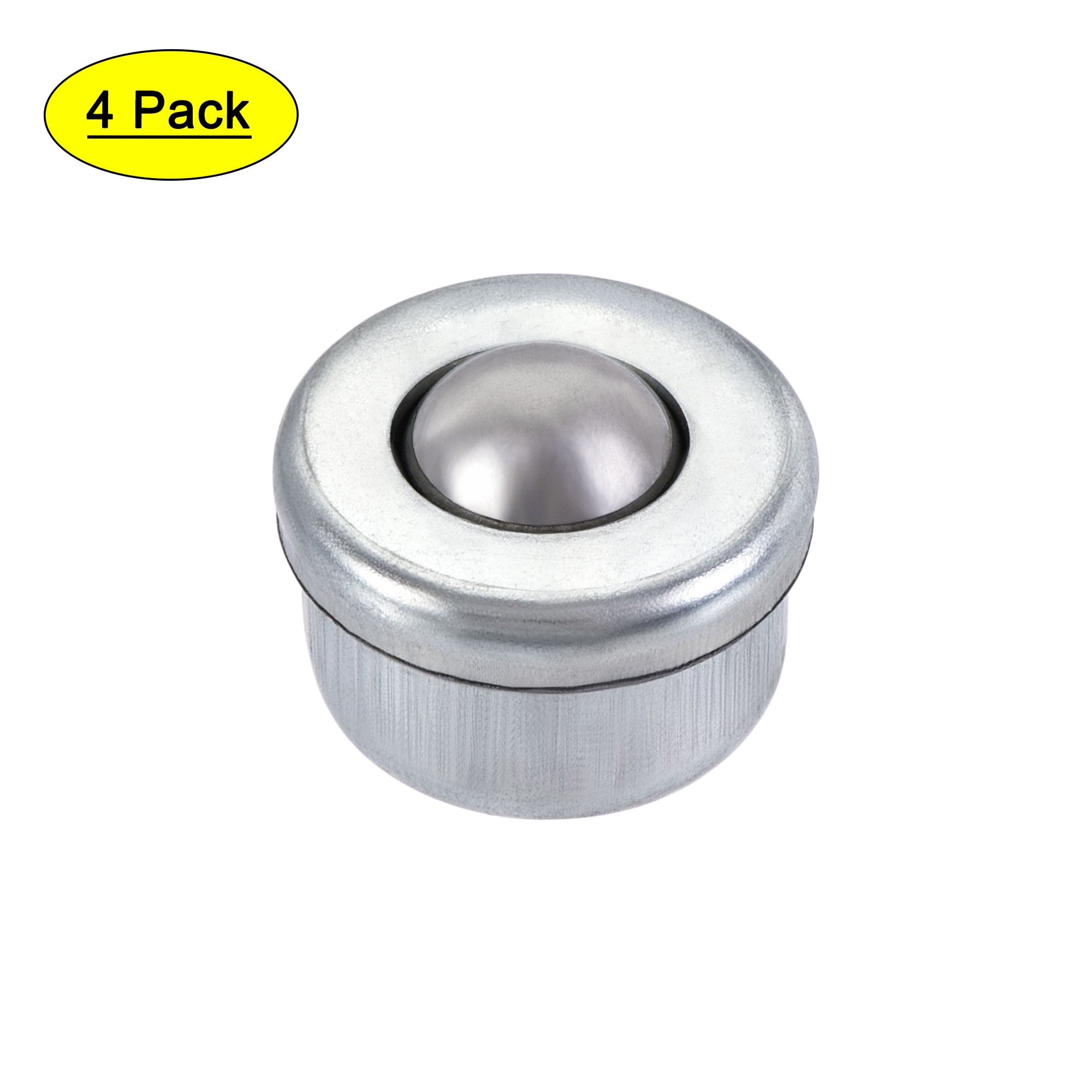 Uxcell 8mm 6.6Lbs Carbon Steel Drop-in Ball Transfer Bearing Unit, 4 ...