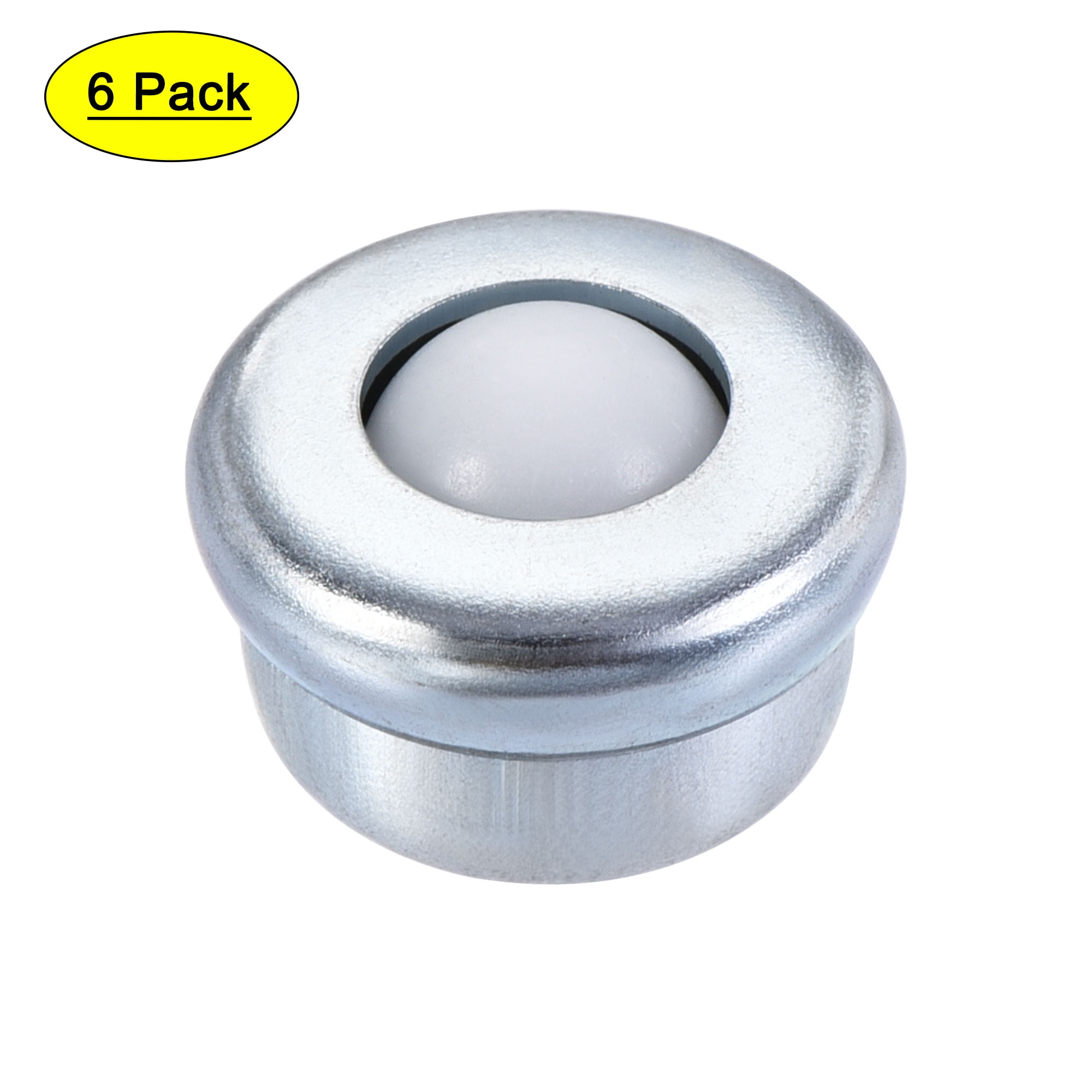 Uxcell 8mm 6.6Lbs Nylon Drop-in Ball Transfer Bearing Unit, 6 Pack ...
