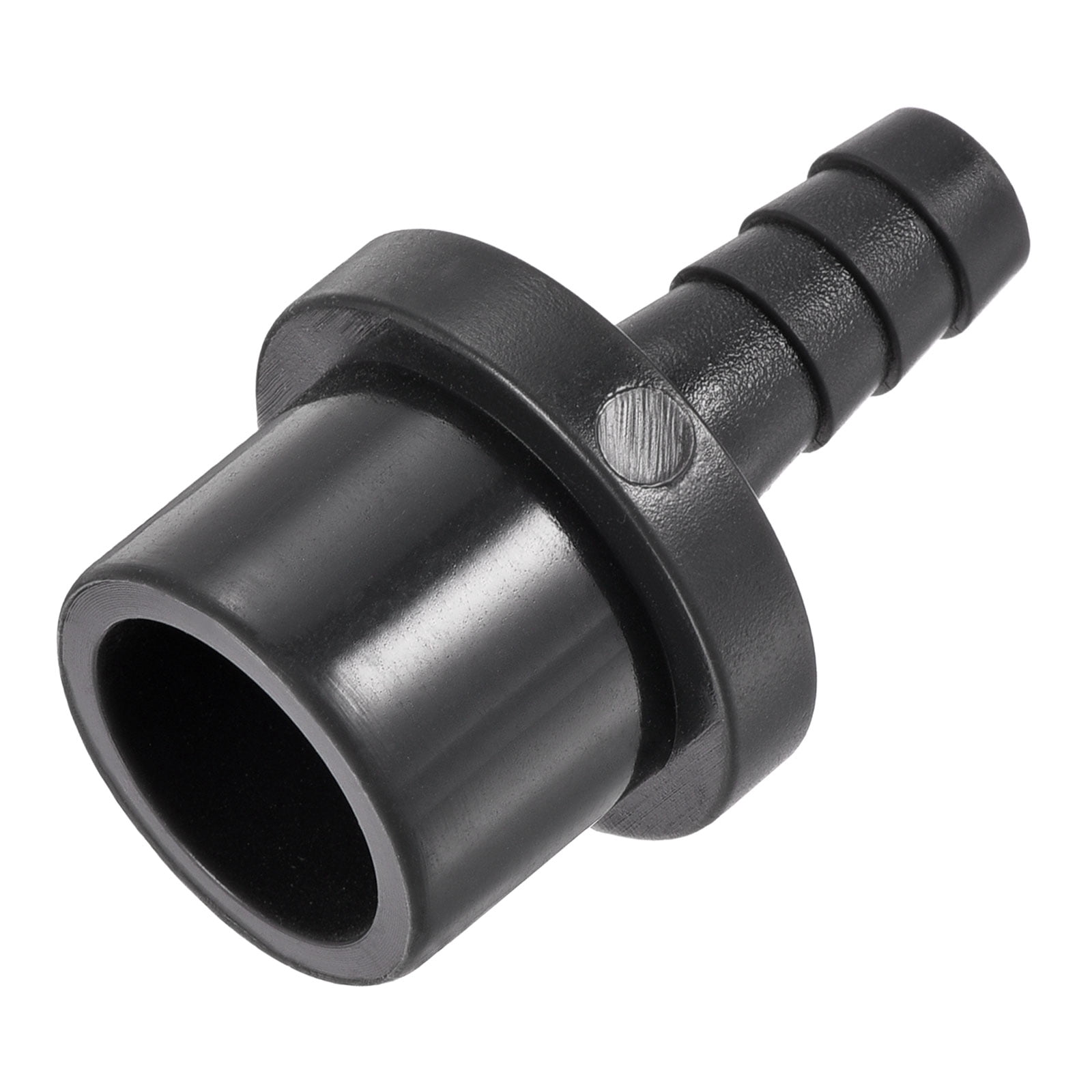 Uxcell Barbed OD Spigot Straight Pipe Fitting Quick Connector Black ...