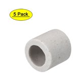 Uxcell 8mm Dia Ceramic Insulation Tube Single Bore Alumina Porcelain ...