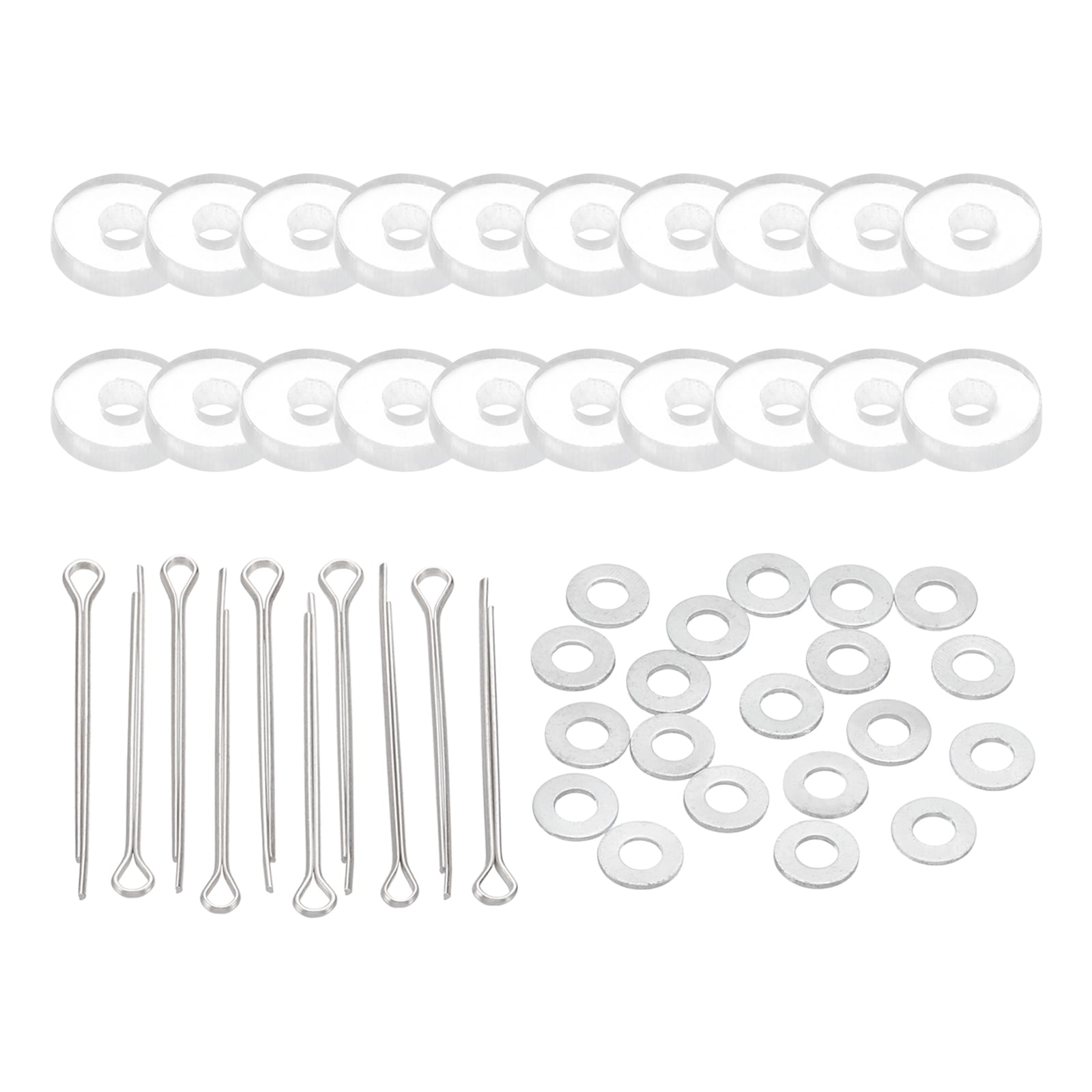 Uxcell 10 Set Metal Doll Joints Removable Cotter Pin Joints Connector ...