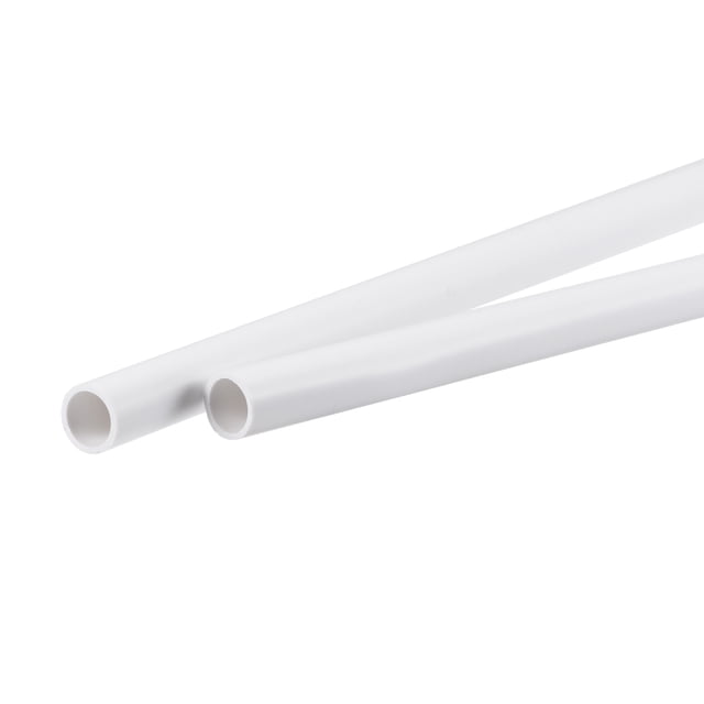 Uxcell 8mm ID 10mm OD 500mm White Pipe Round Rigid Plastic Tube for ...