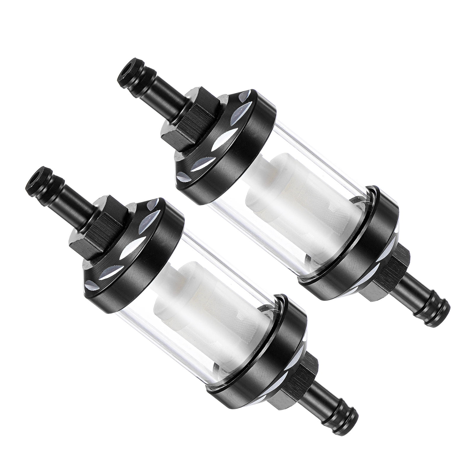 Uxcell 8mm Inline Petrol Fuel Gasoline Oil Filter with Brass Filter ...