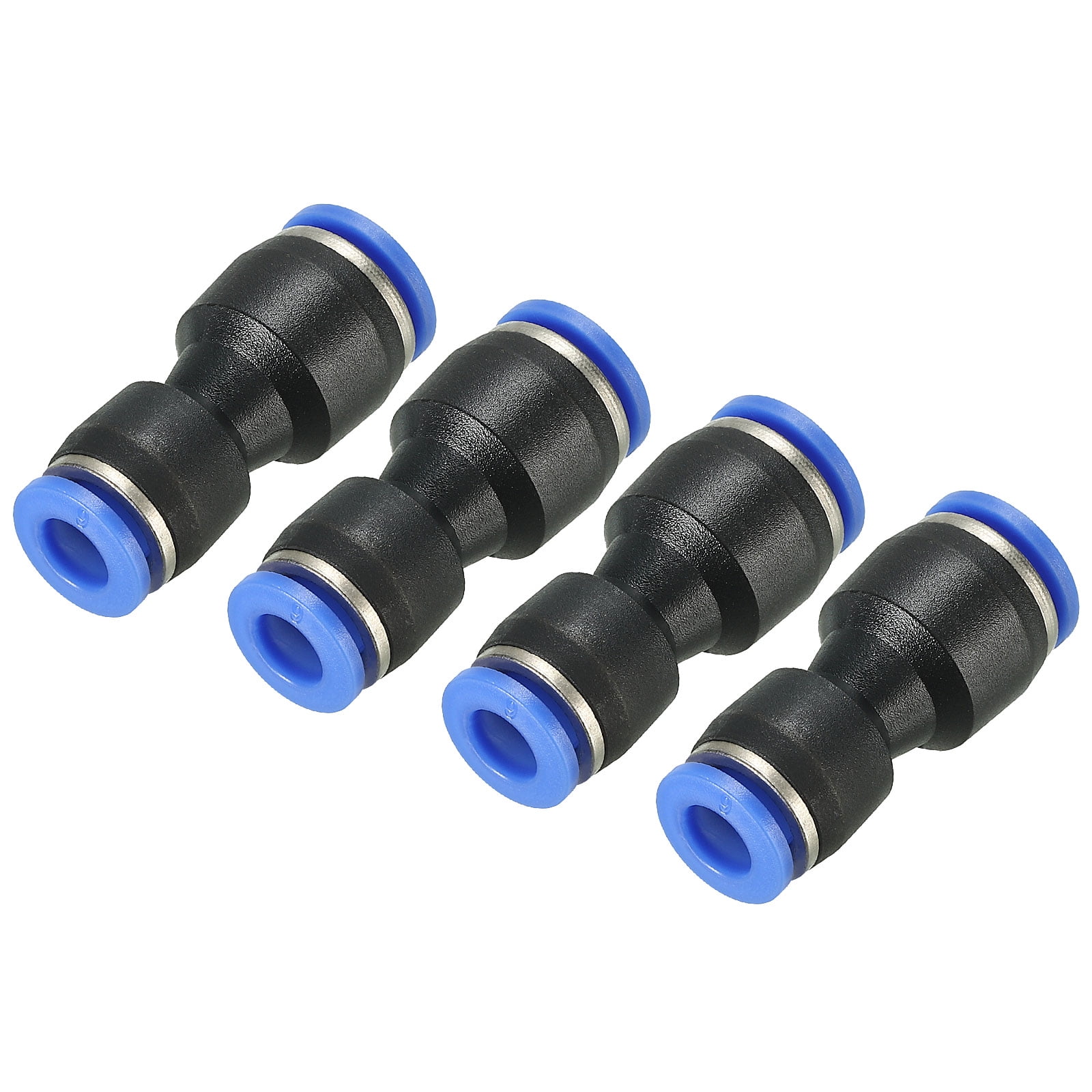 Uxcell 8mm to 6mm Tube OD Quick Connect Push to Connector Fitting, Black 4Pcs - Walmart.com