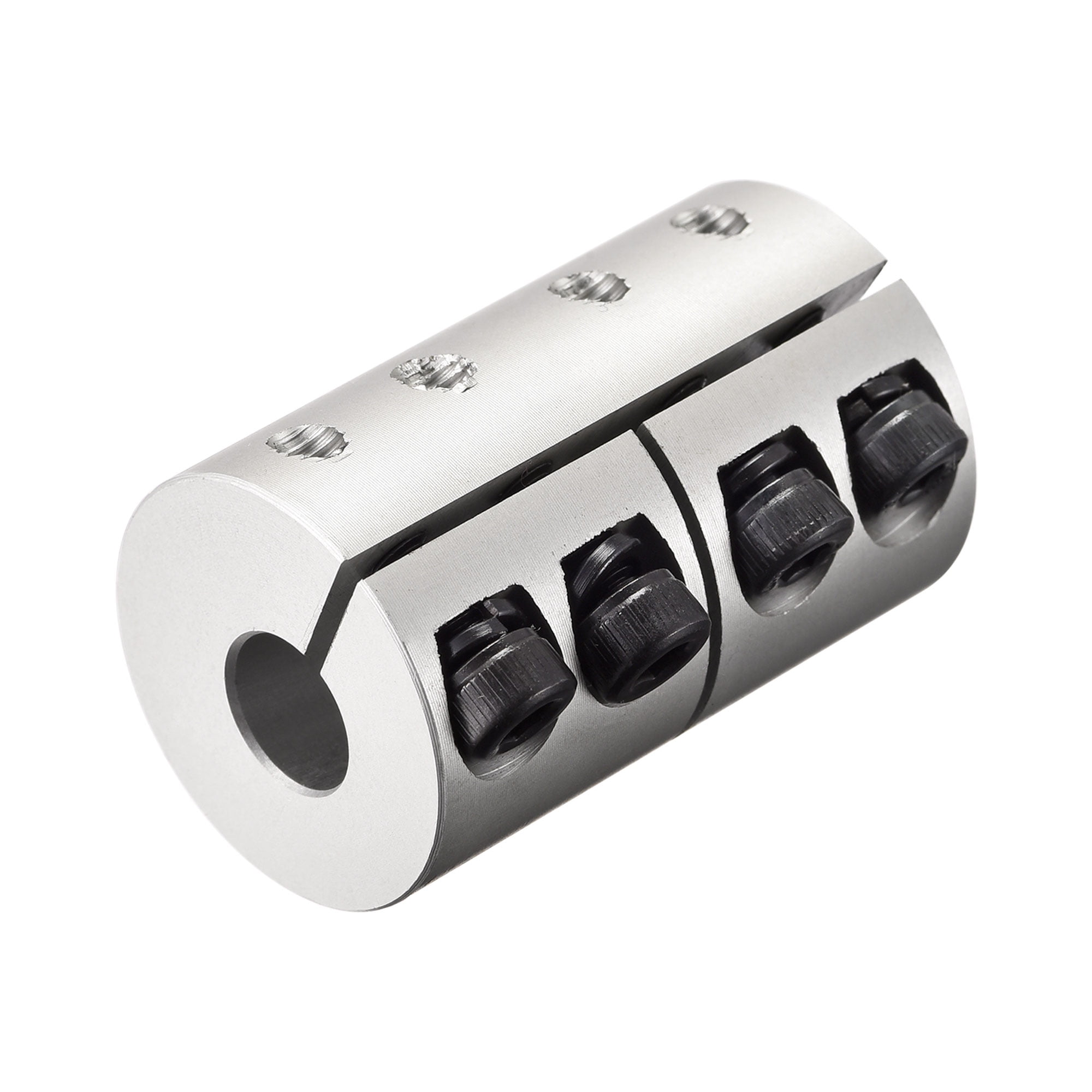 Uxcell 8mm to 9mm Shaft Coupling 25mmx40mm Coupler Aluminum Alloy Joint ...