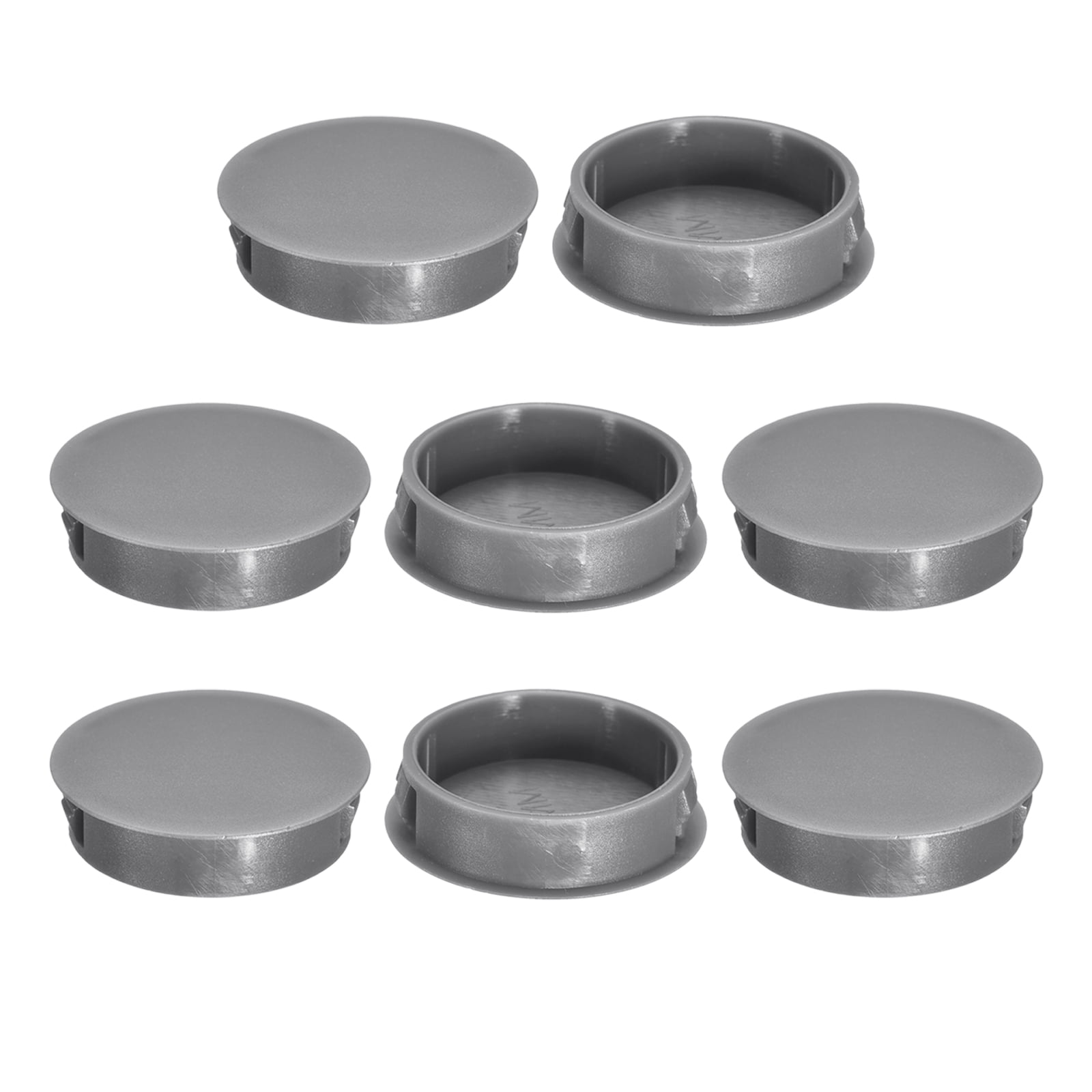 Uxcell 8pack 38mm(1-1/2") Nylon Hole Plugs, Flush Type Panel Round Snap ...