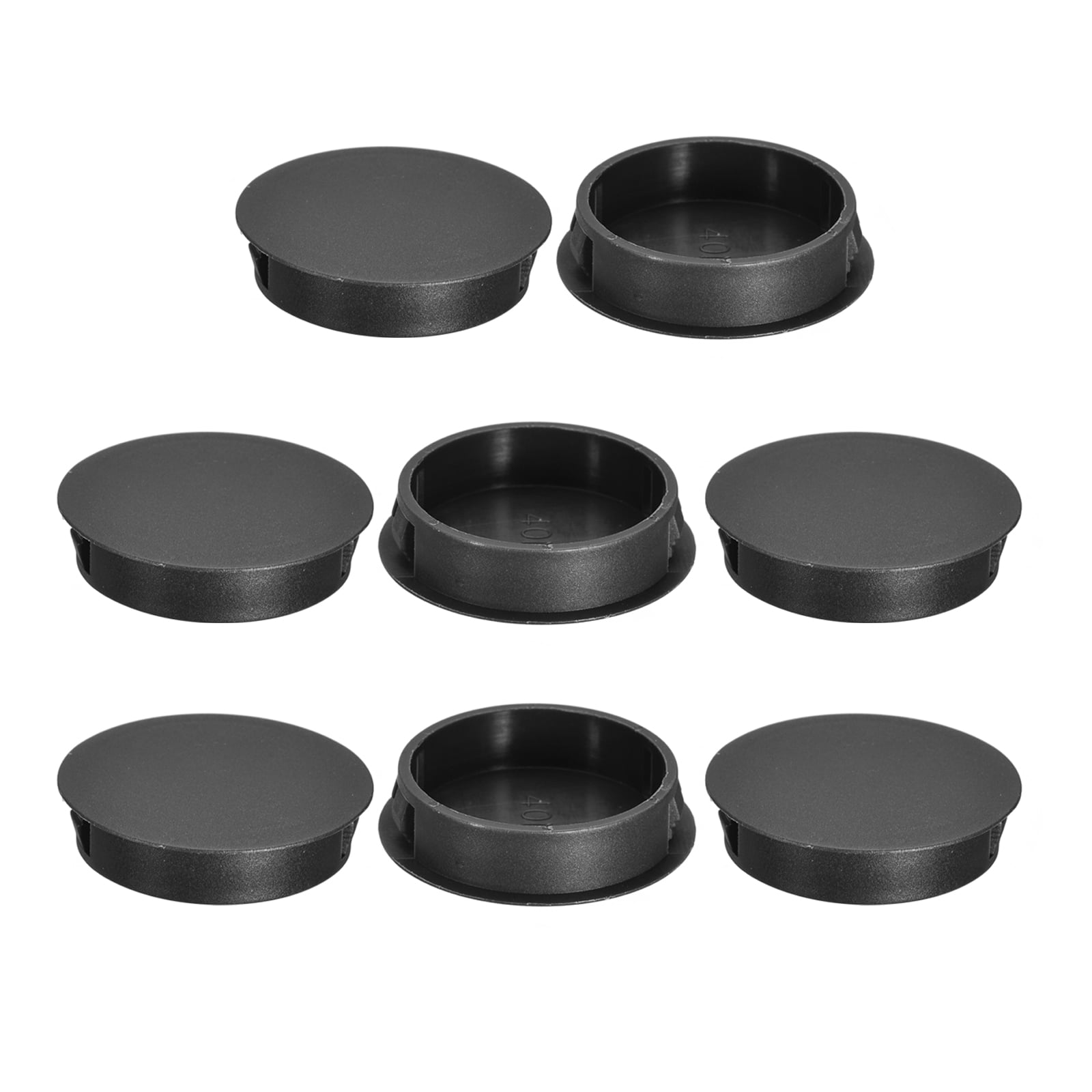 Uxcell 8pack 40mm(1-9/16") Nylon Hole Plugs, Flush Type Panel Round ...
