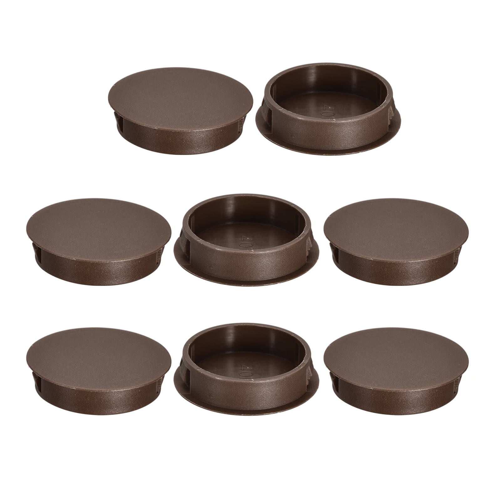 Uxcell 8pack 40mm(1-9/16") Nylon Hole Plugs, Flush Type Panel Round ...