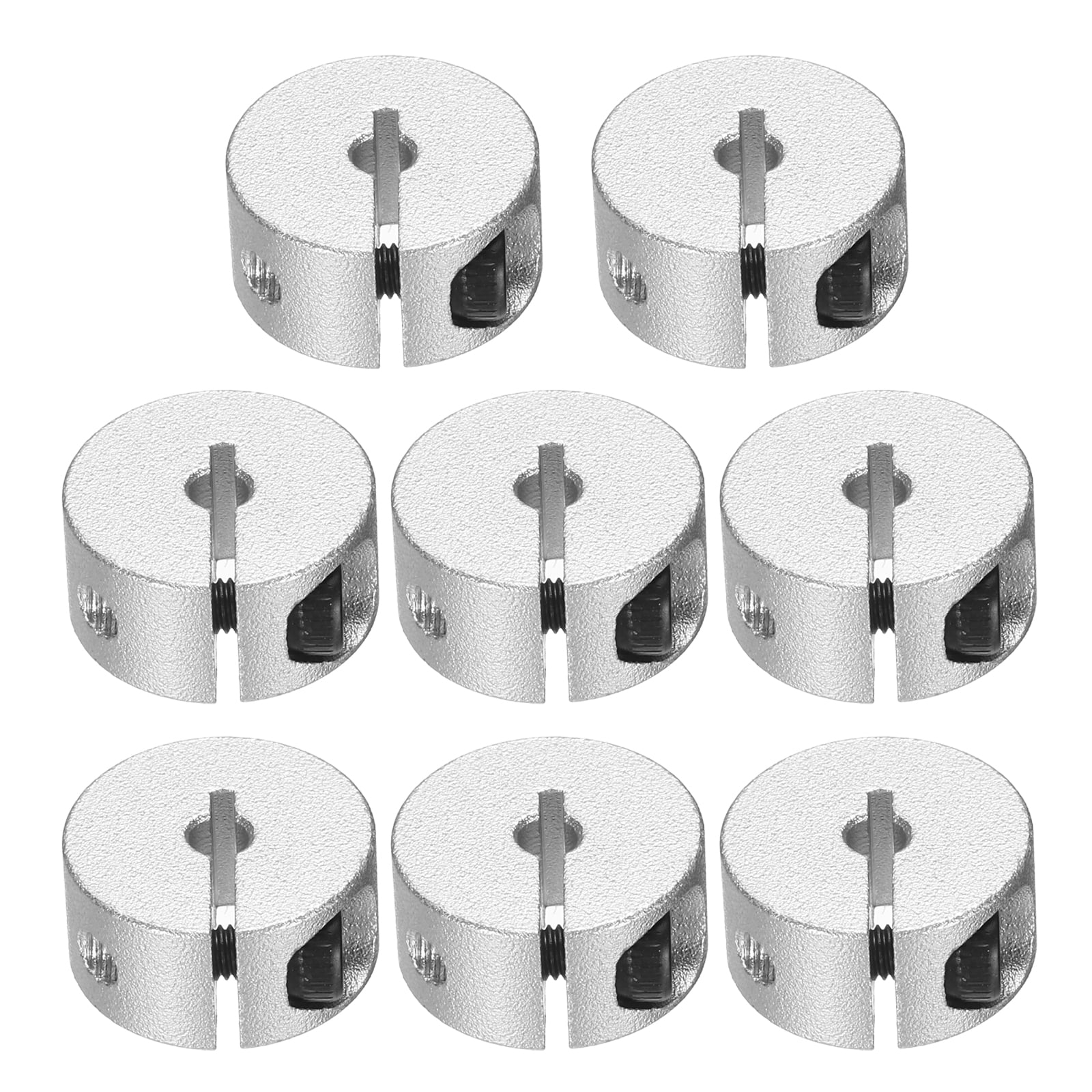Uxcell 8pack Single Split Clamp-On Shaft Collar 3mm Bore One-Piece ...
