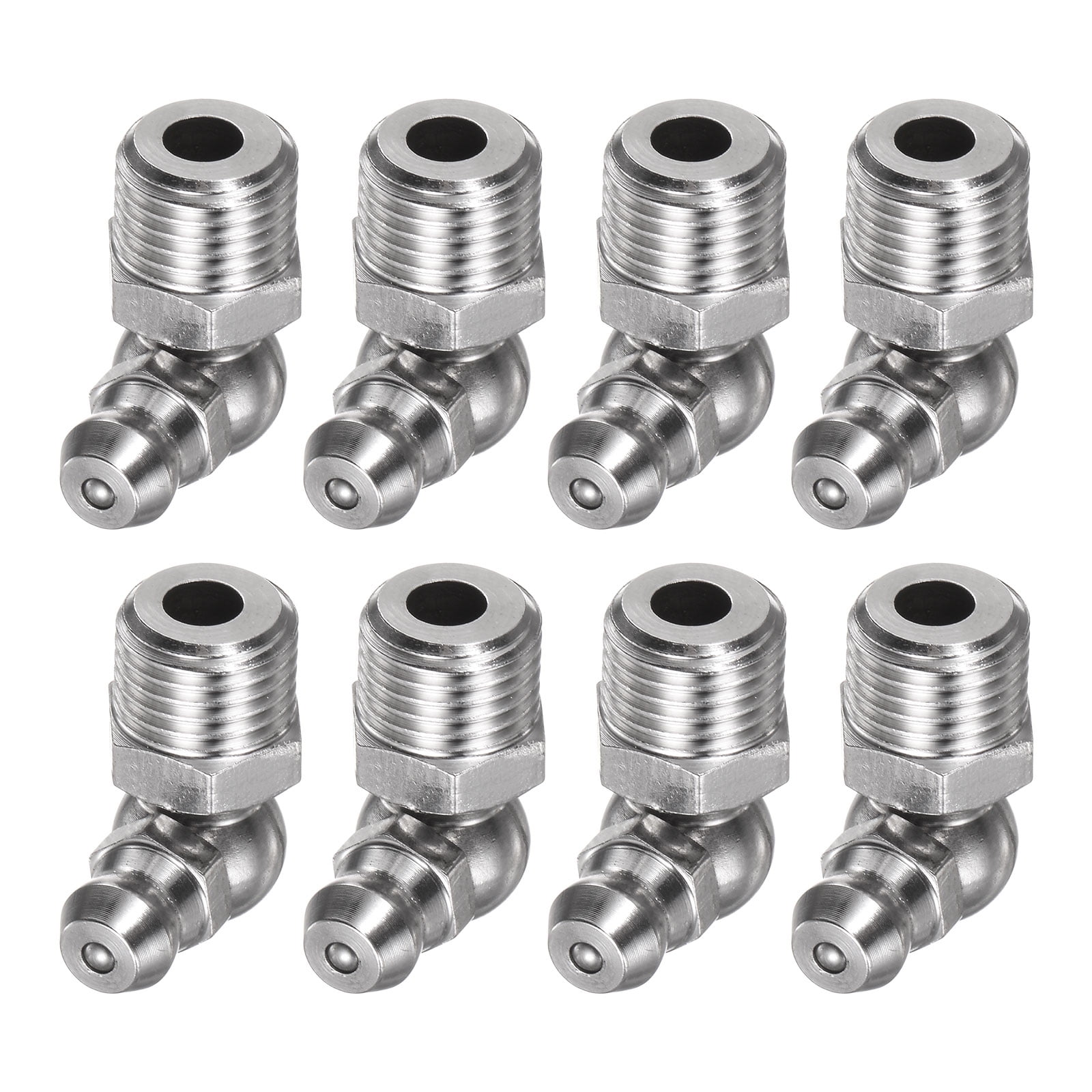 Uxcell 8pcs 304 Stainless Steel 90 Degree Grease Fitting M10x1mm Metric ...