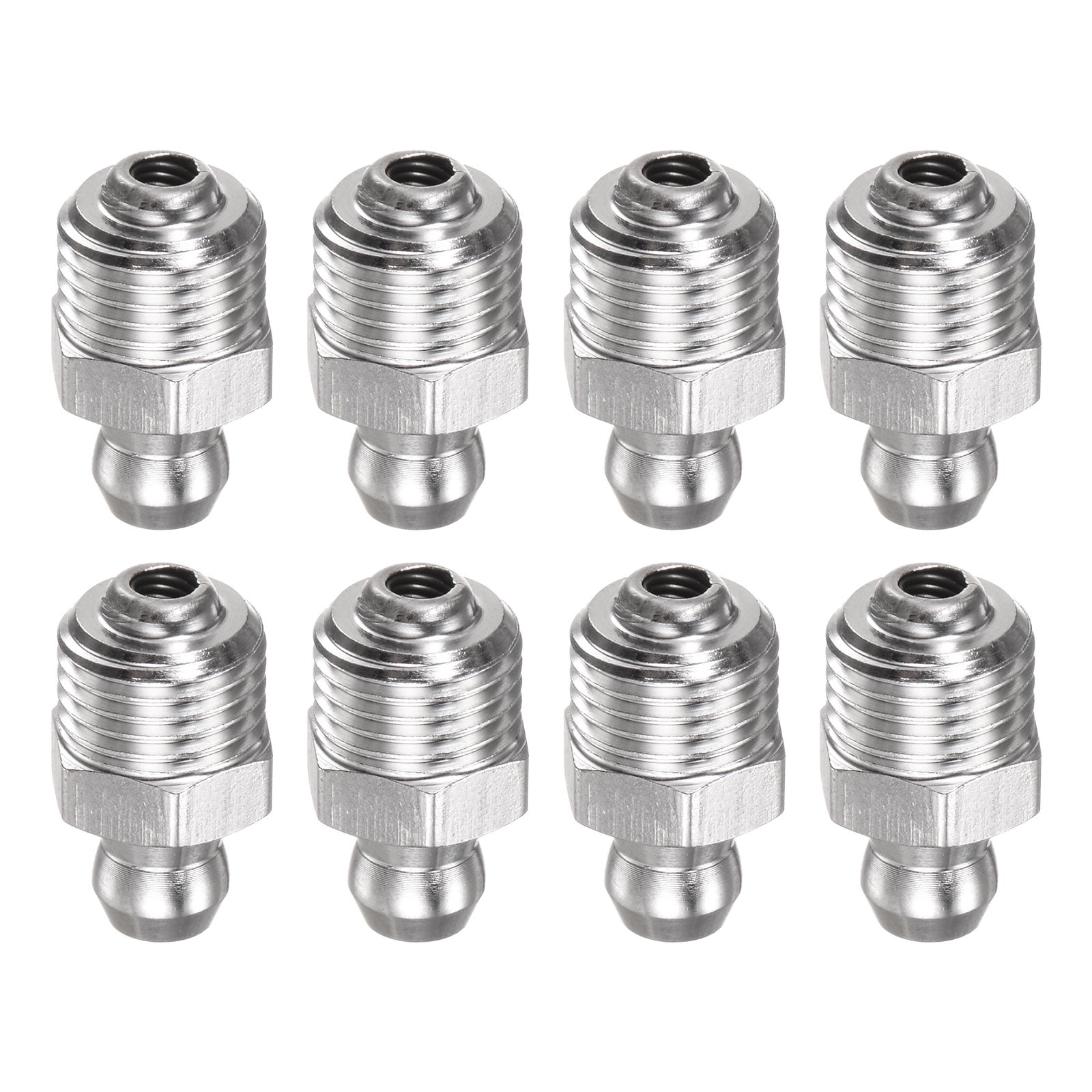 Uxcell 8pcs 304 Stainless Steel Straight Grease Fitting M10x1mm Metric ...