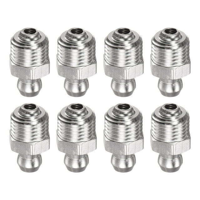 Uxcell 8pcs 304 Stainless Steel Straight Grease Fitting M10x1mm Metric ...
