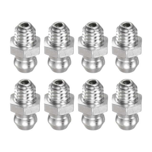Uxcell 8pcs 304 Stainless Steel Straight Grease Fitting M6x1mm Metric ...