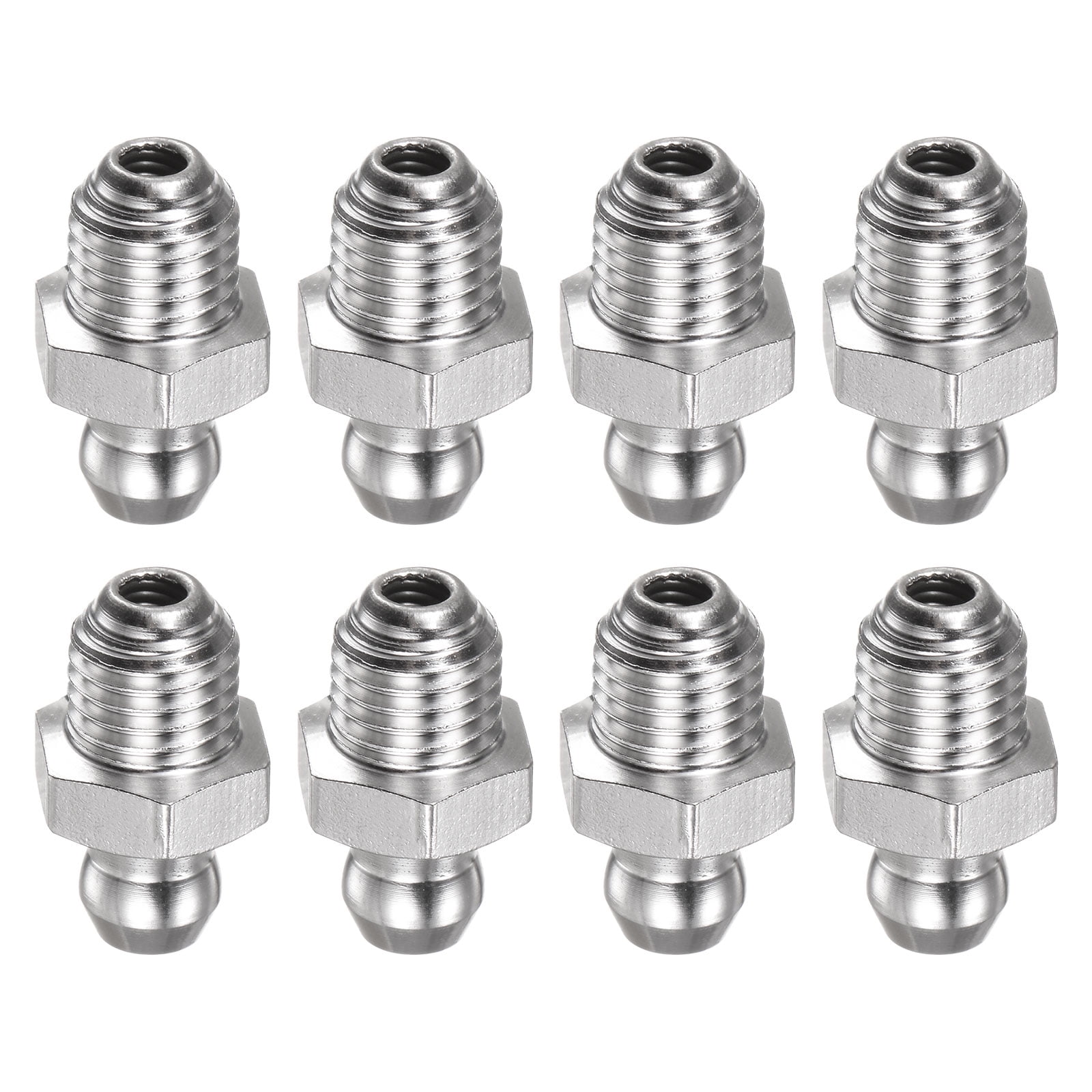 Uxcell 8pcs 304 Stainless Steel Straight Grease Fitting M8x1mm Metric ...