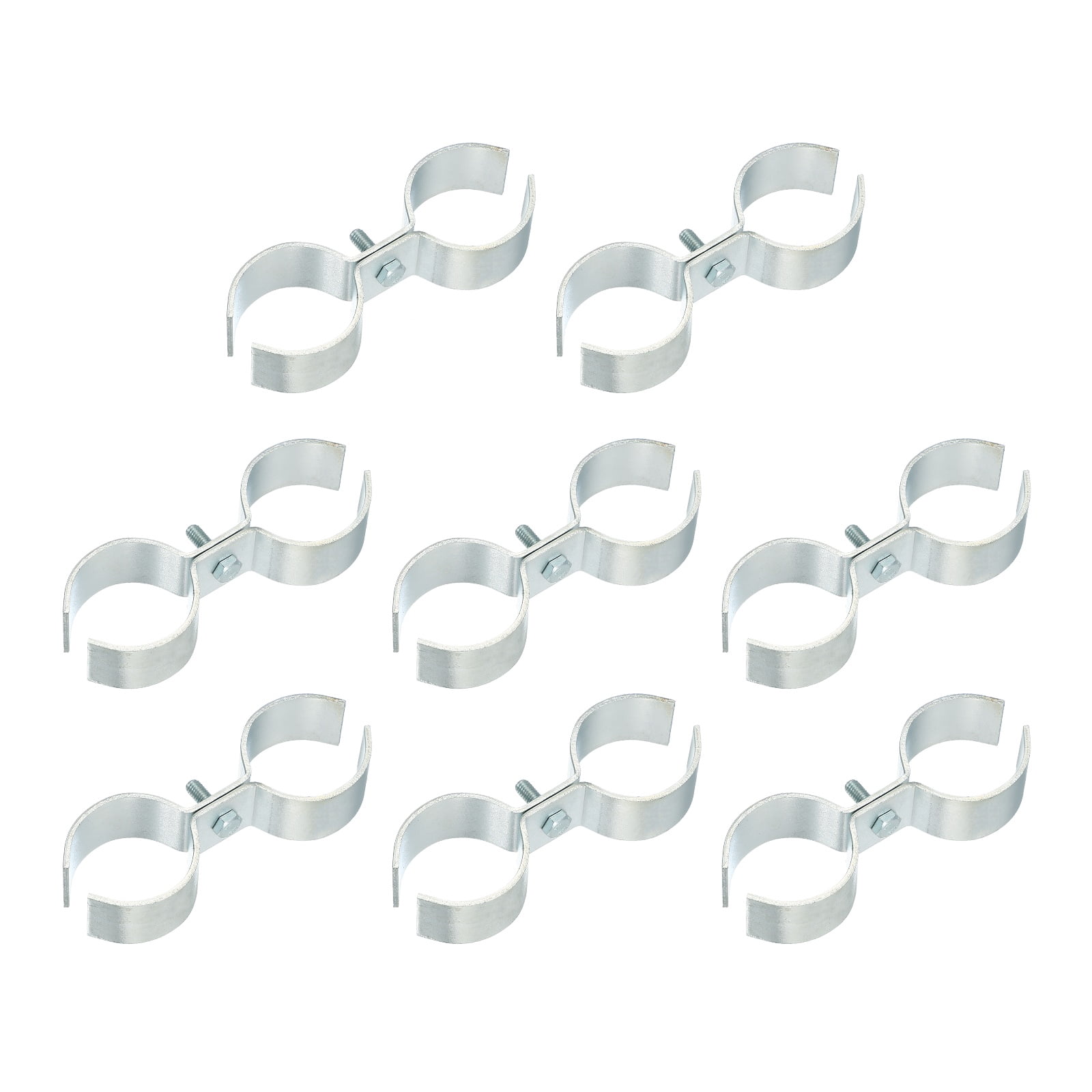 Uxcell 8pcs Chain Link Fence Panel Clamps 1‑33/64" Galvanized Dog ...