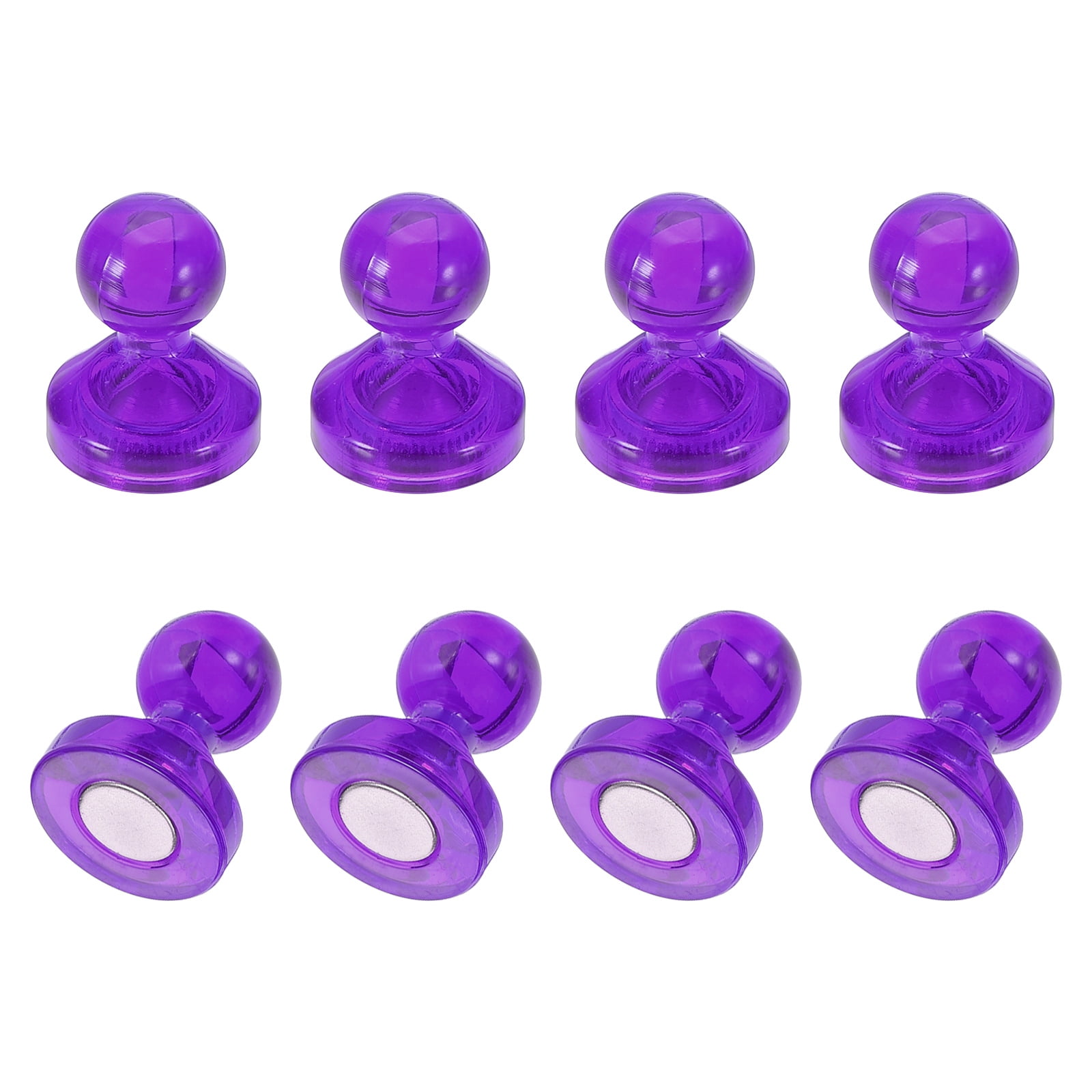 Uxcell 8pcs Magnets Push Pins, 0.8x0.6" Strong Fridge Magnets Magnetic ...