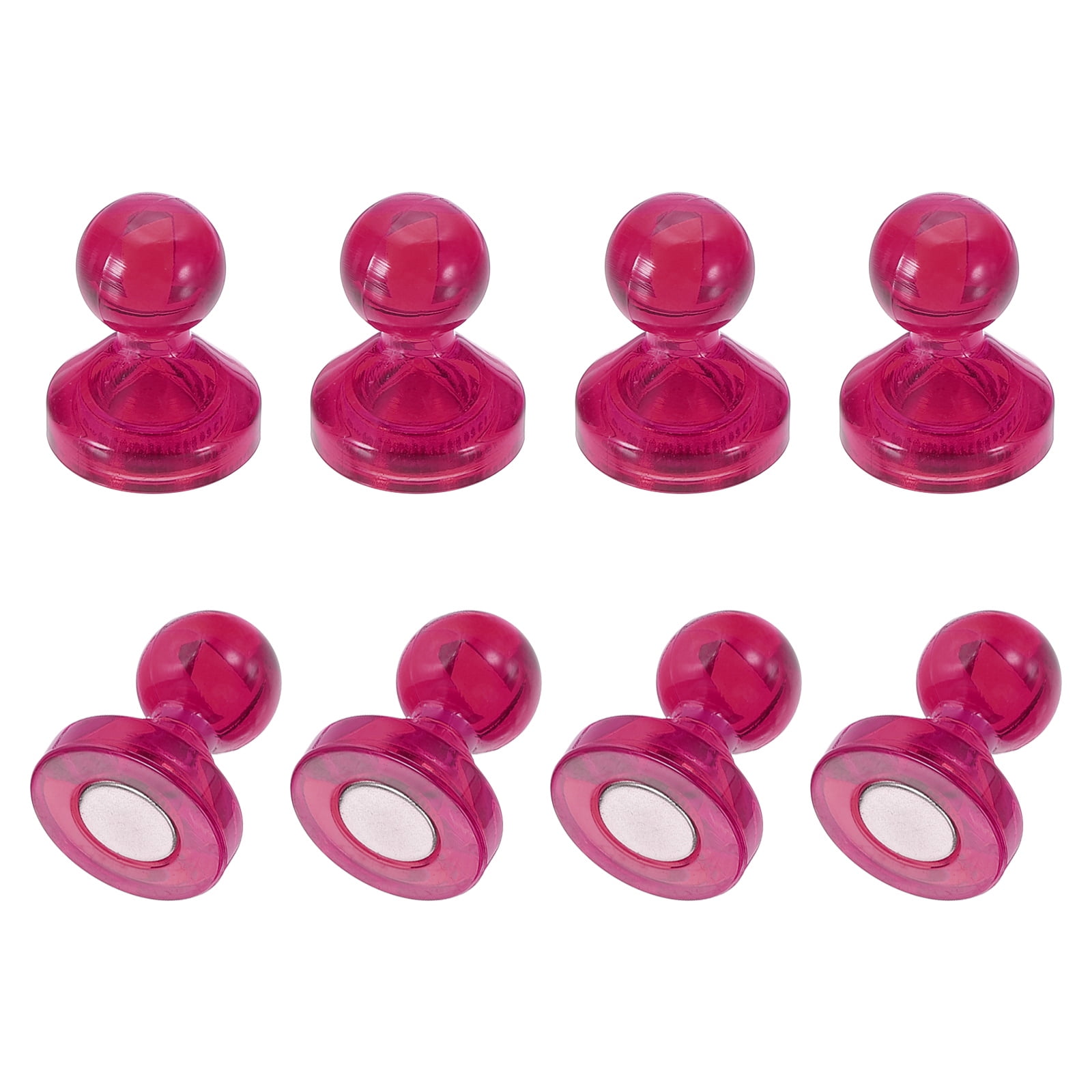 Uxcell 8pcs Magnets Push Pins, 0.8x0.6" Strong Fridge Magnets Magnetic ...