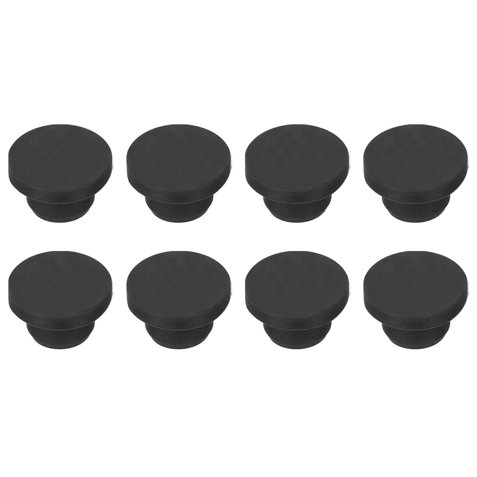 Uxcell 8pcs T-Shaped Silicone Plugs 15.5mm 3/5 Inch Dia Snap in Plug ...