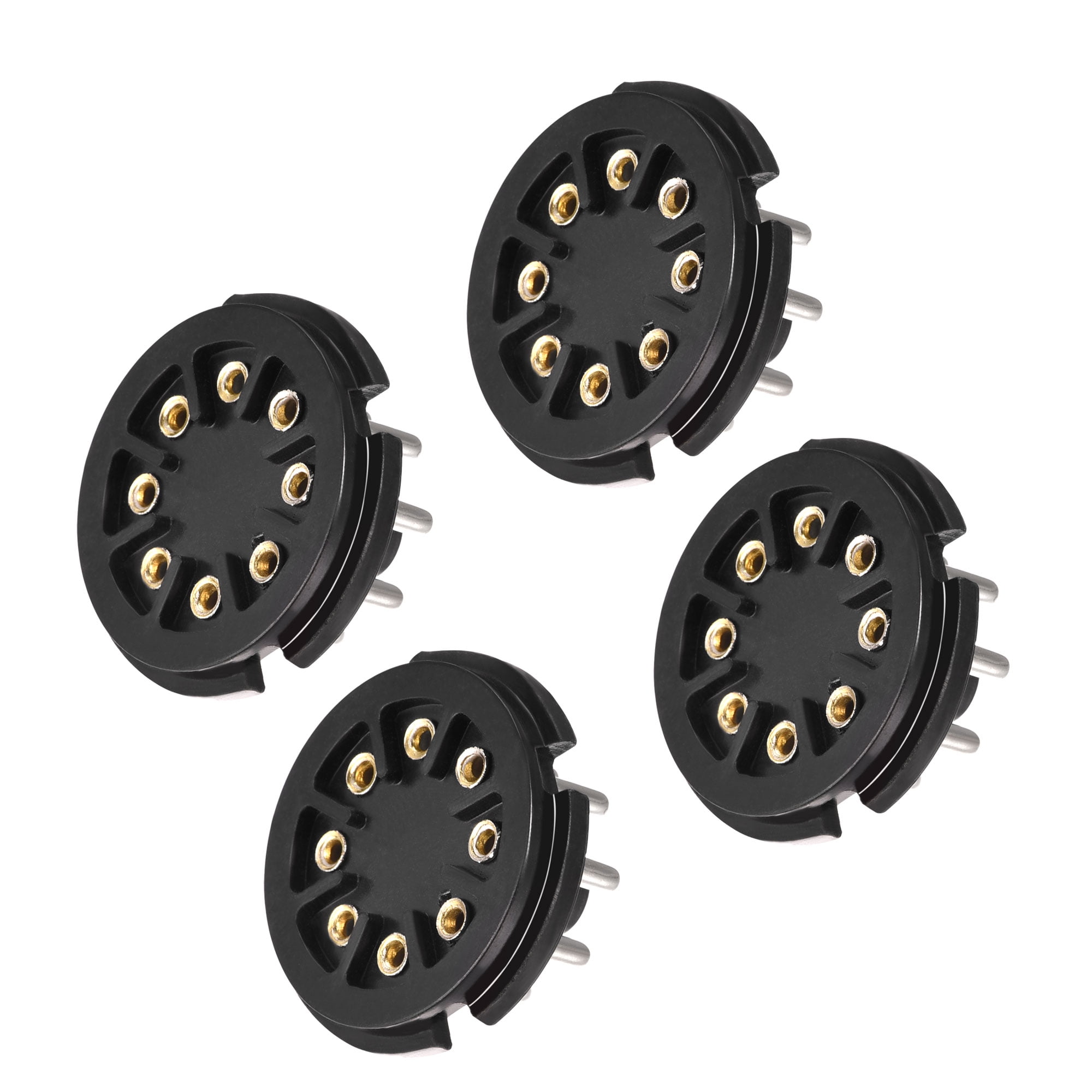 Uxcell 8pin Tube Socket Plastic, Vacuum Tube Protect Tube Pin Socket ...