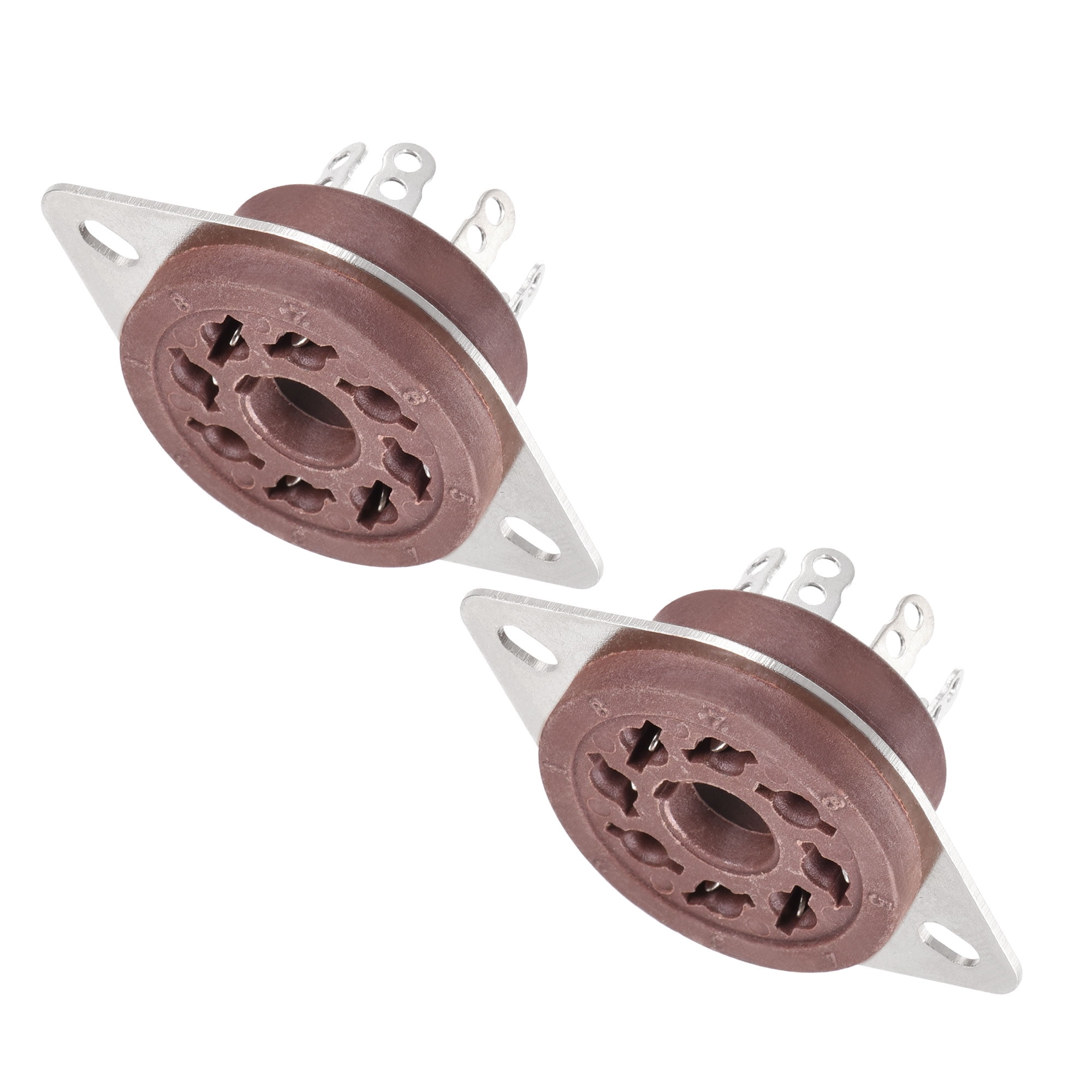 Uxcell 8pin Tube Socket Plastic, Vacuum Tube Protect Tube Pin Socket ...