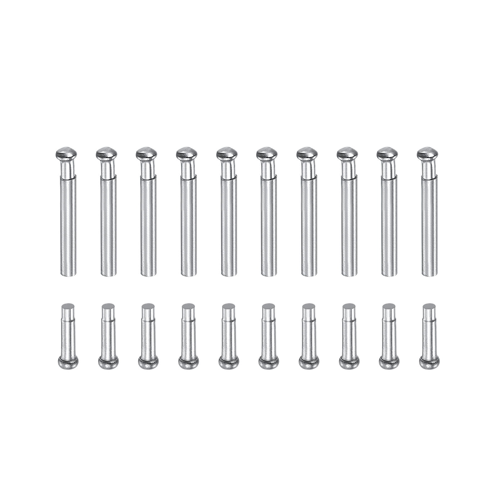 Uxcell 8x1.2mm Stainless Steel Tube Friction Pins Watch Strap Pressure ...