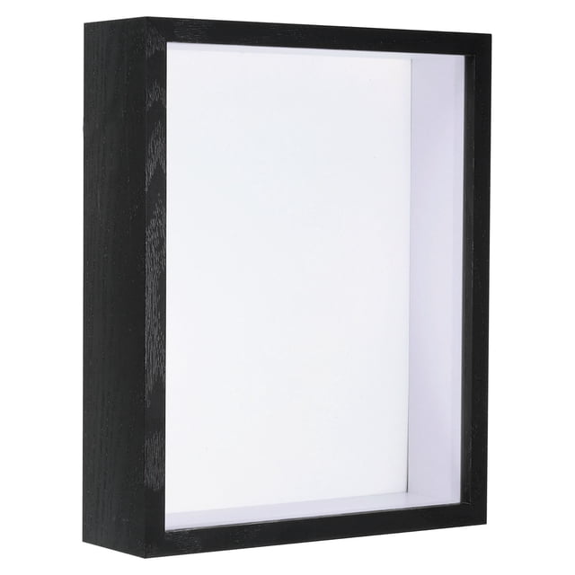 Uxcell 8x10 Shadow Box Frame Wooden Dried Flower Display Stand Floating ...