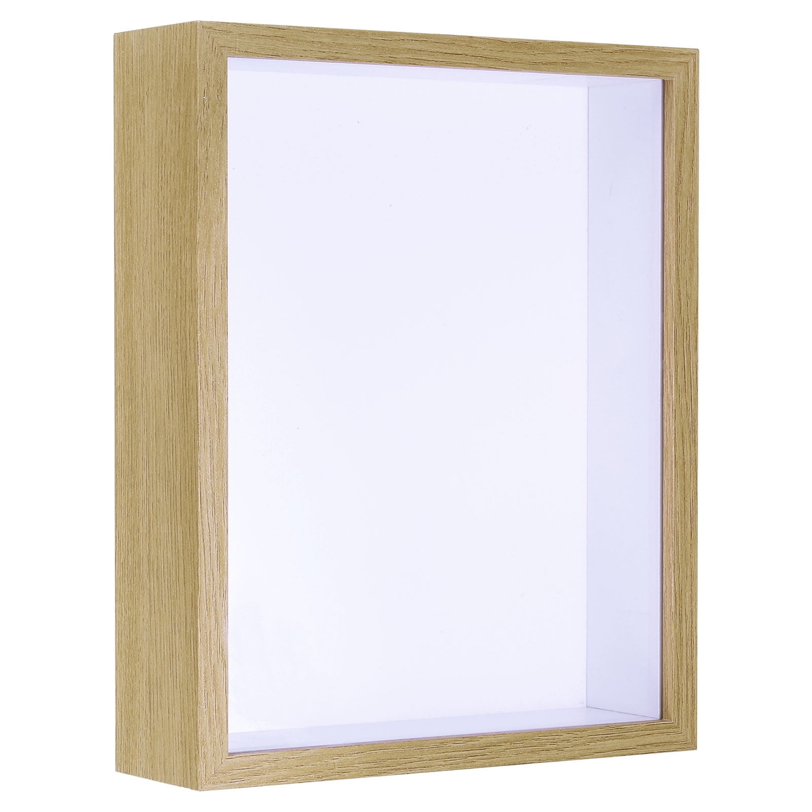 Uxcell 8x12 Shadow Box Frame Wooden Dried Flower Display Stand Floating ...