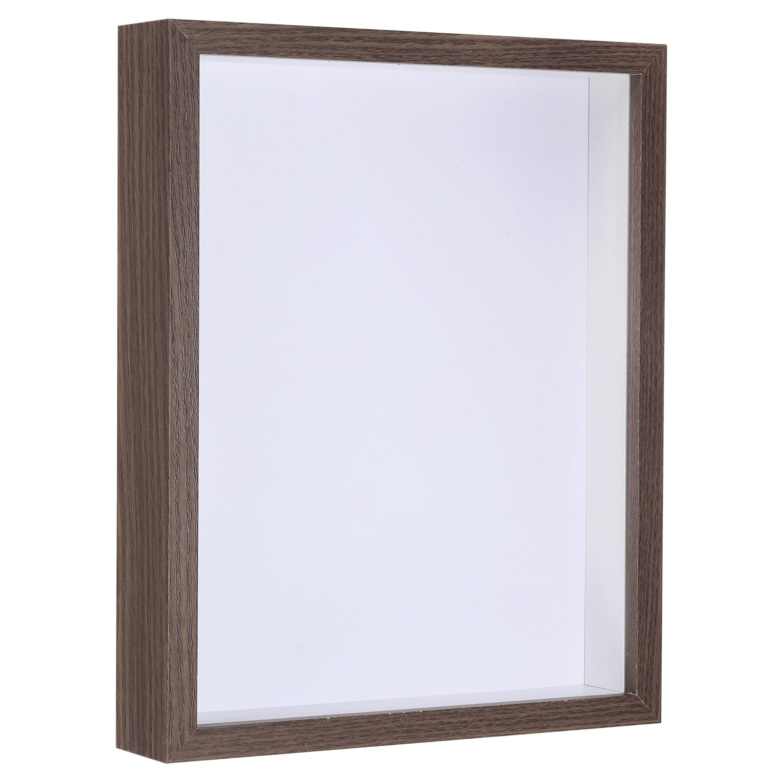 Uxcell 8x12 Shadow Box Frame Wooden Dried Flower Photo Frame Floating ...
