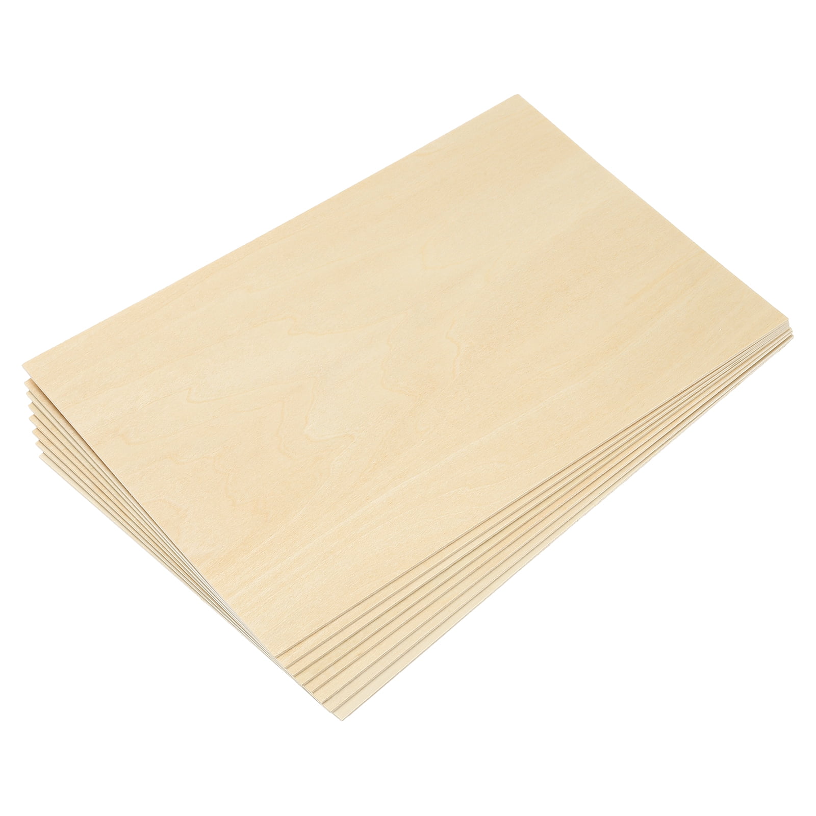 Uxcell 8x12x1/16" Basswood Sheets, 2mm Plywood Sheets Balsa Wood Board ...