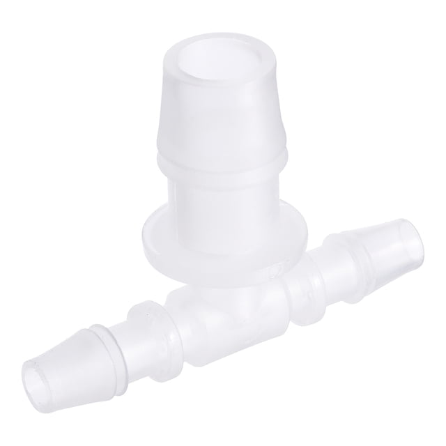 Uxcell 8x16x8mm OD PP Reducing Barb Hose Fitting Tee T Shape 3 Way Pipe ...