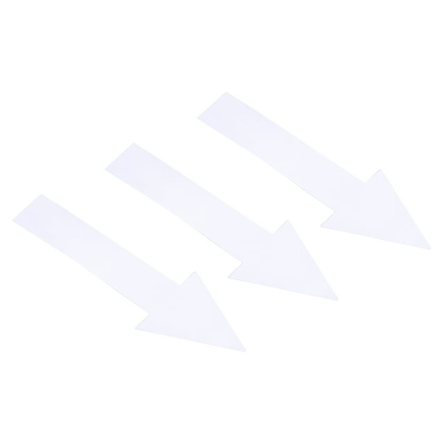 Uxcell 8x2" Arrow Sticker PVC Directional Sign Adhesive Removable Floor ...