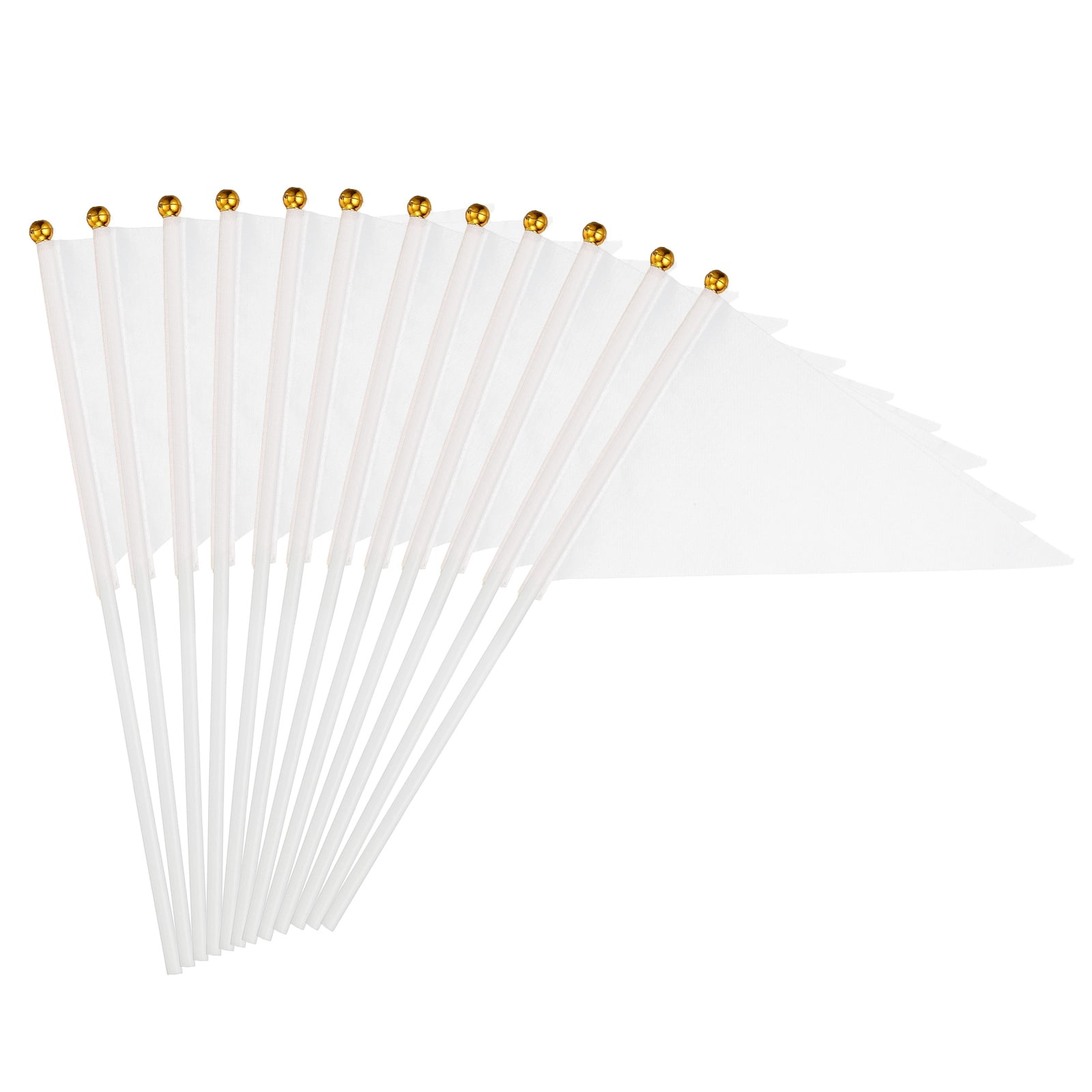 Uxcell 8x3 Inch Mini Pennant Flags, 25 Pcs Small Handheld Flag for DIY ...